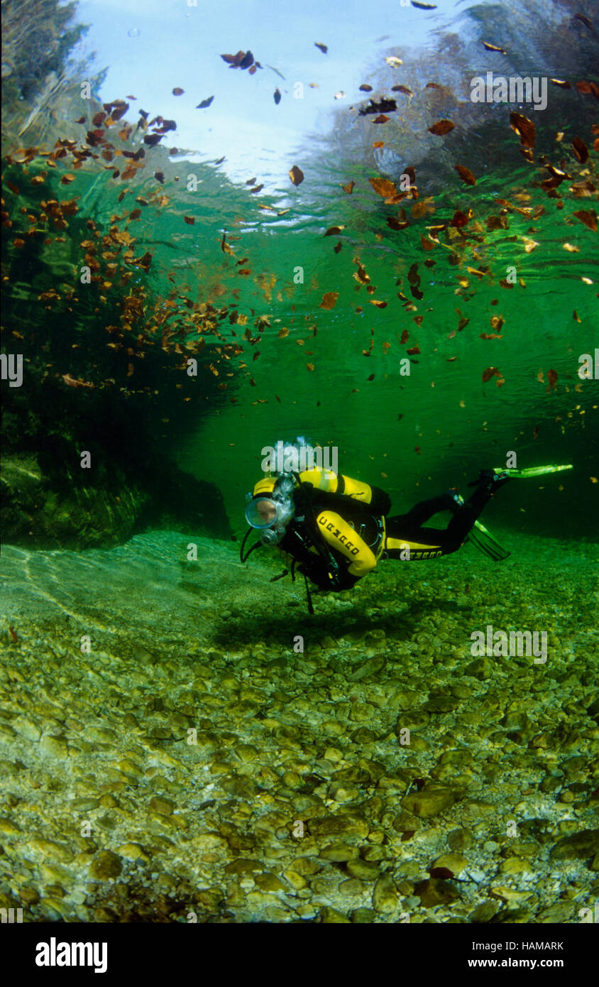 Scuba diving river underwater hi-res stock photography and images - Alamy