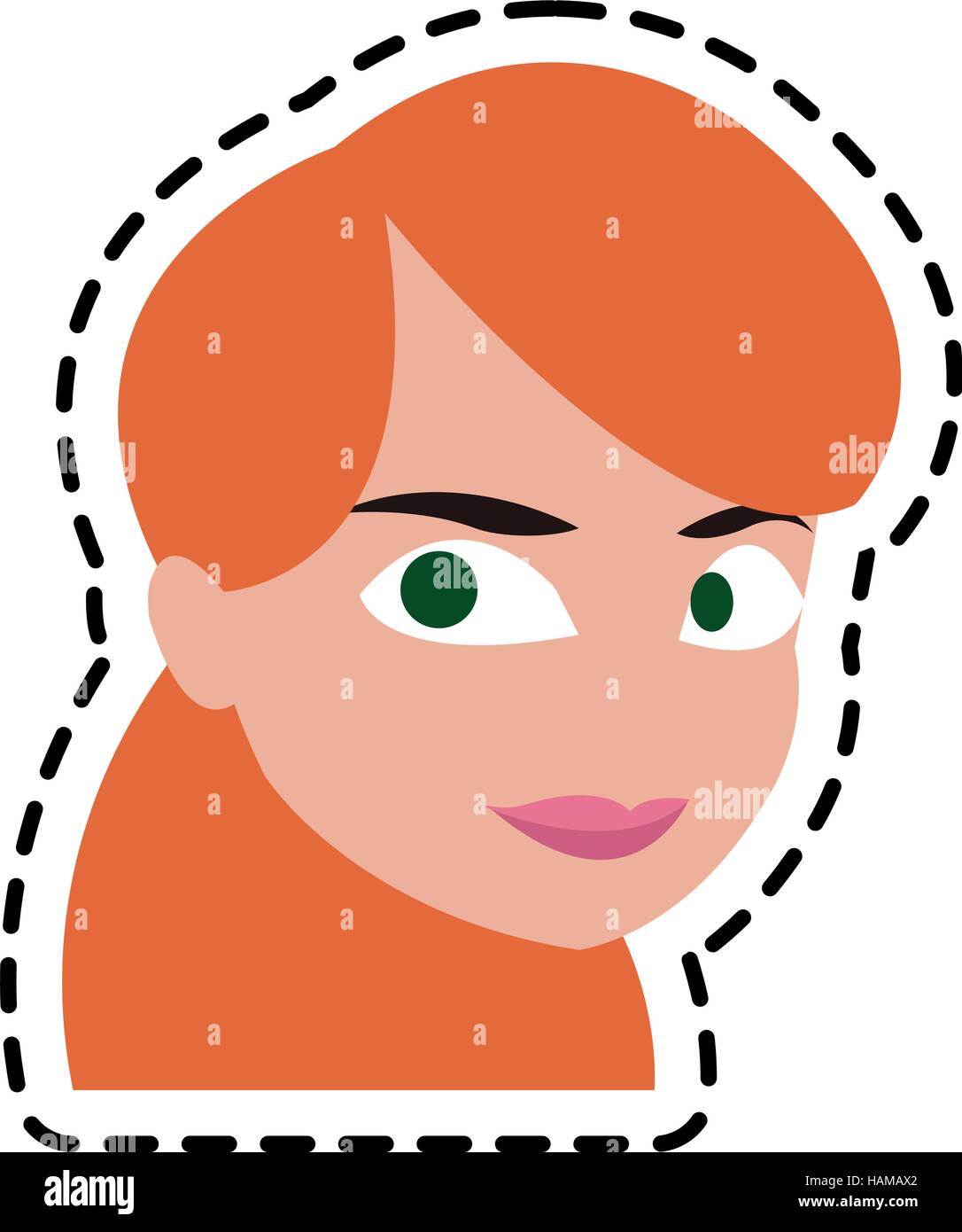 Isolated woman cartoon design Stock Vector Image & Art - Alamy