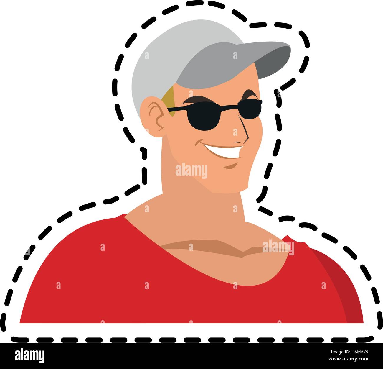 Isolated man cartoon design Stock Vector Image & Art - Alamy