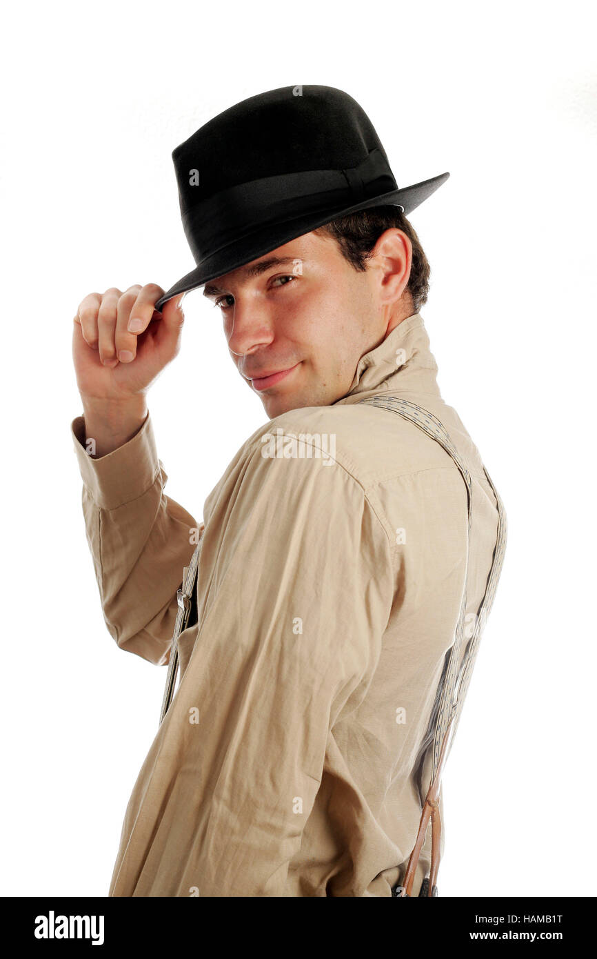 1920s man portrait hi-res stock photography and images - Alamy