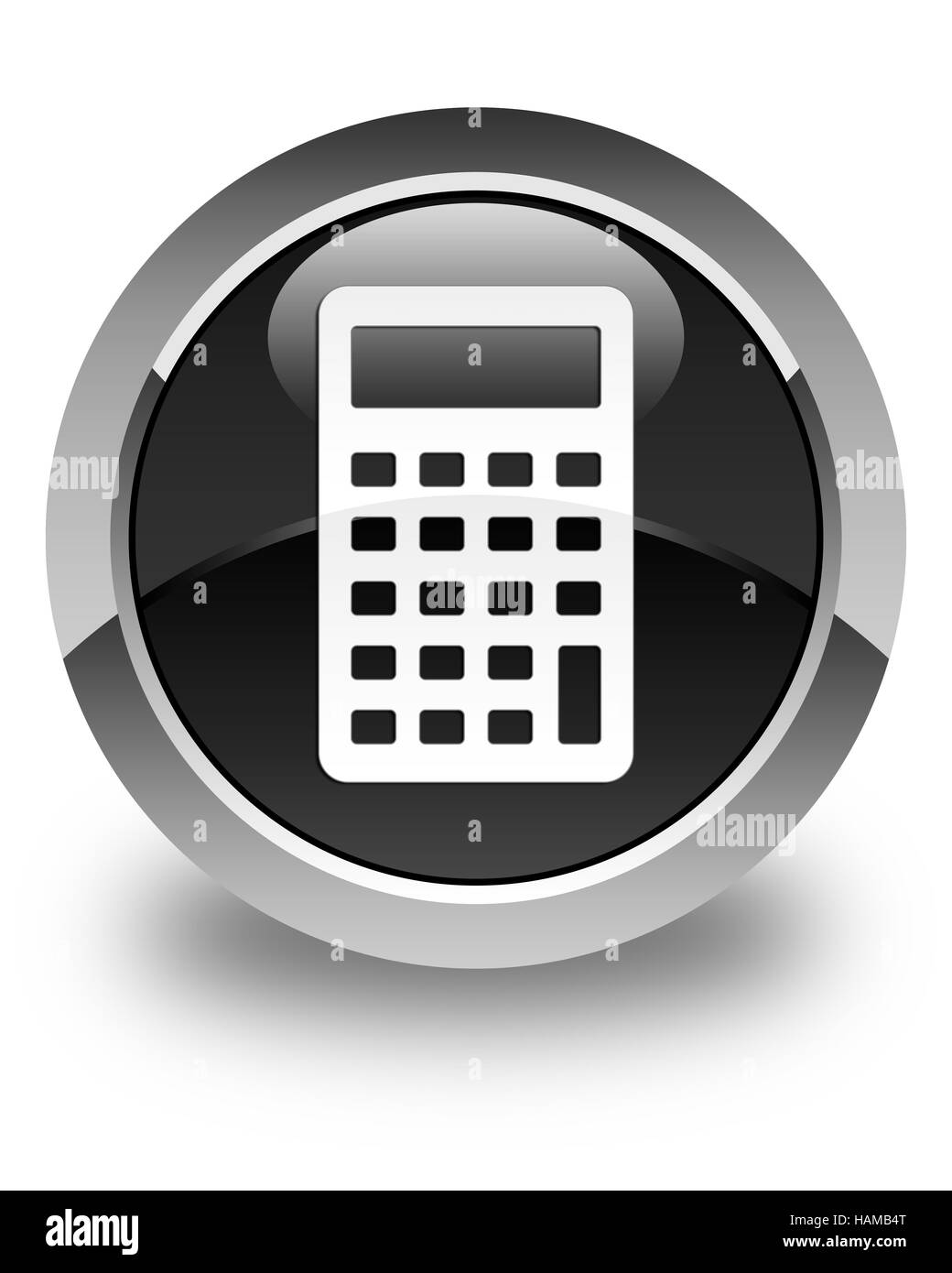 Illustration of calculator Black and White Stock Photos & Images - Alamy
