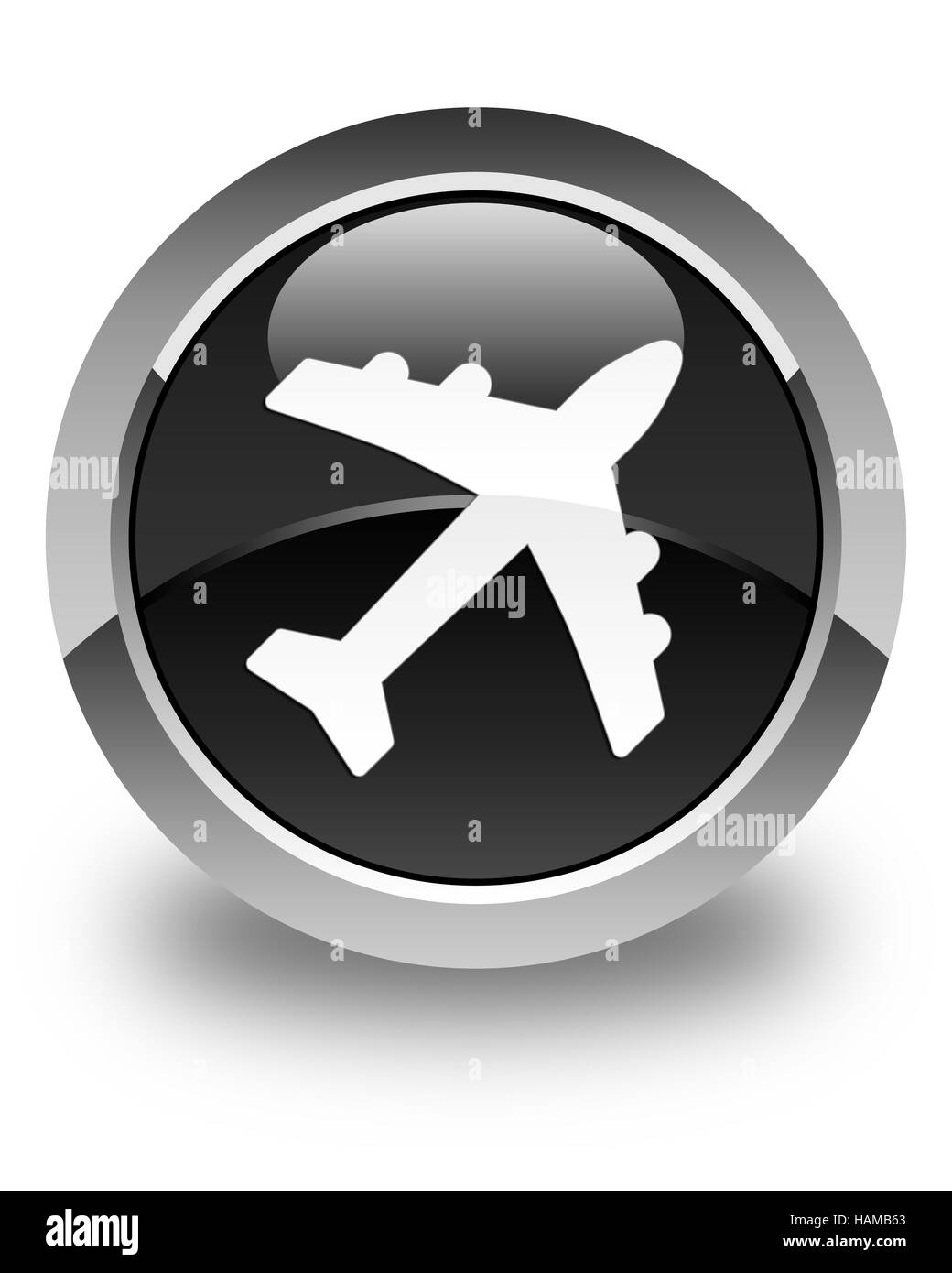 Plane icon Black and White Stock Photos & Images - Alamy