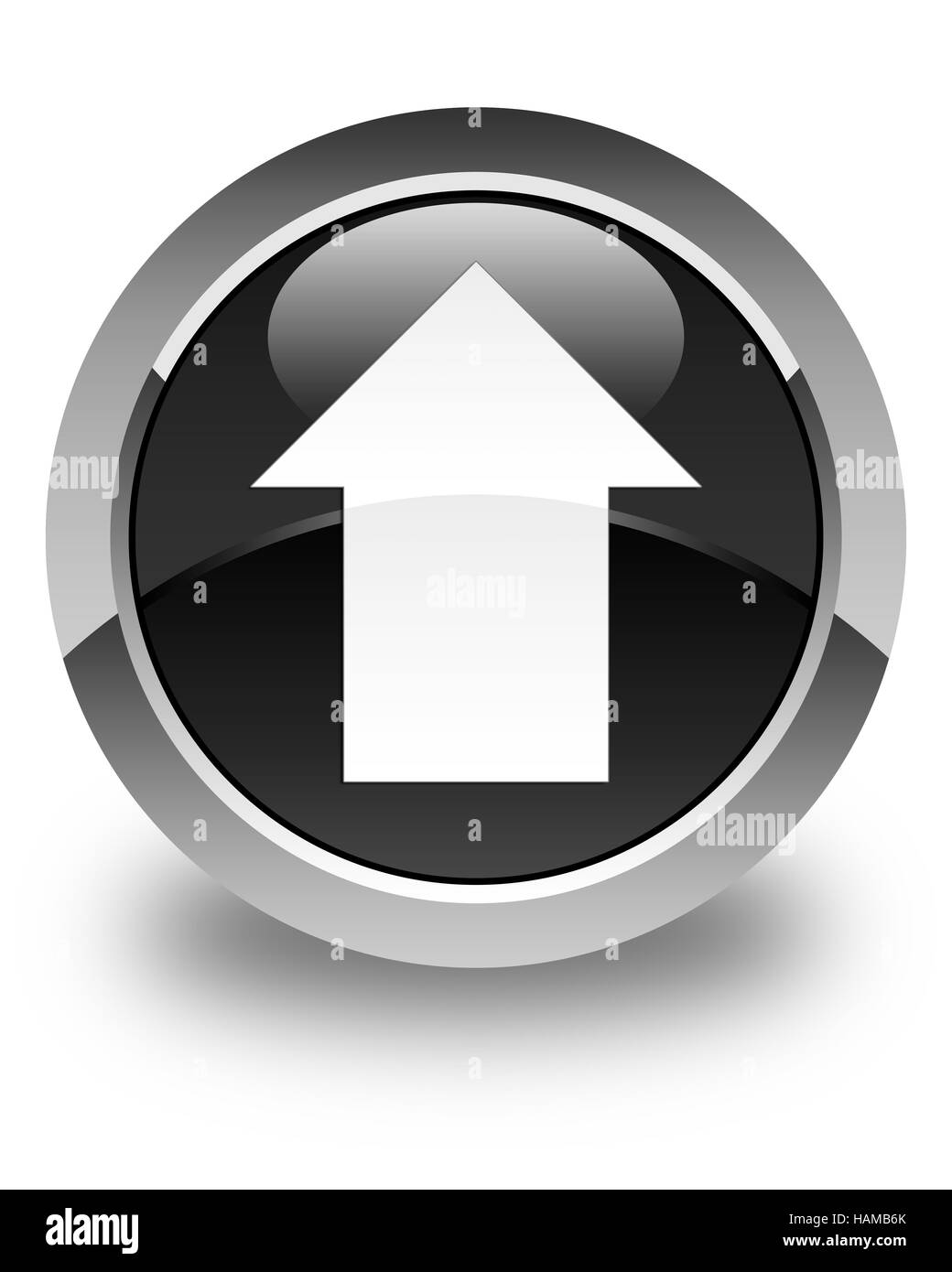 Arrow upload Black and White Stock Photos & Images - Alamy