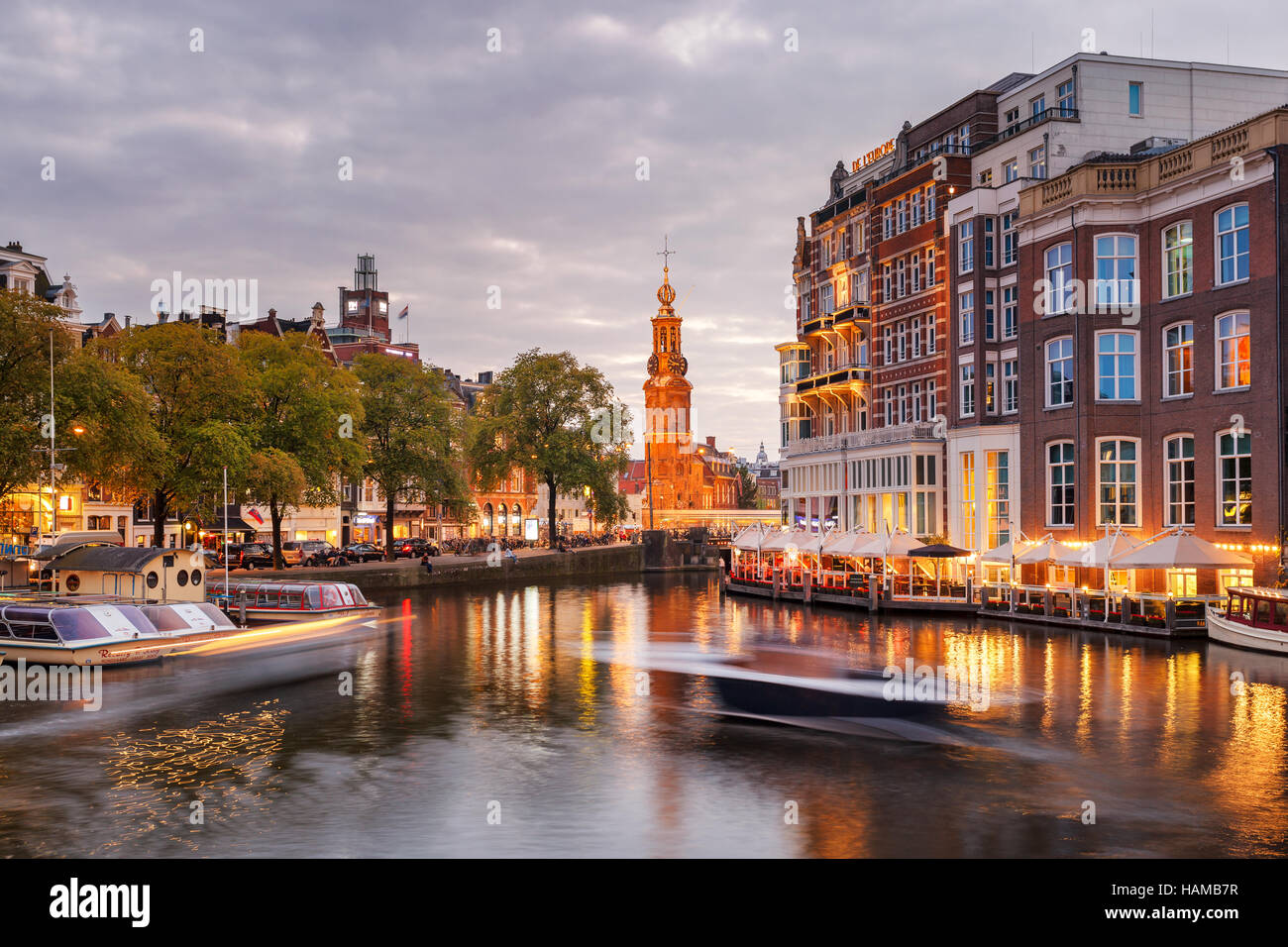 The Amstel is a river in the Netherlands which runs through the city of ...