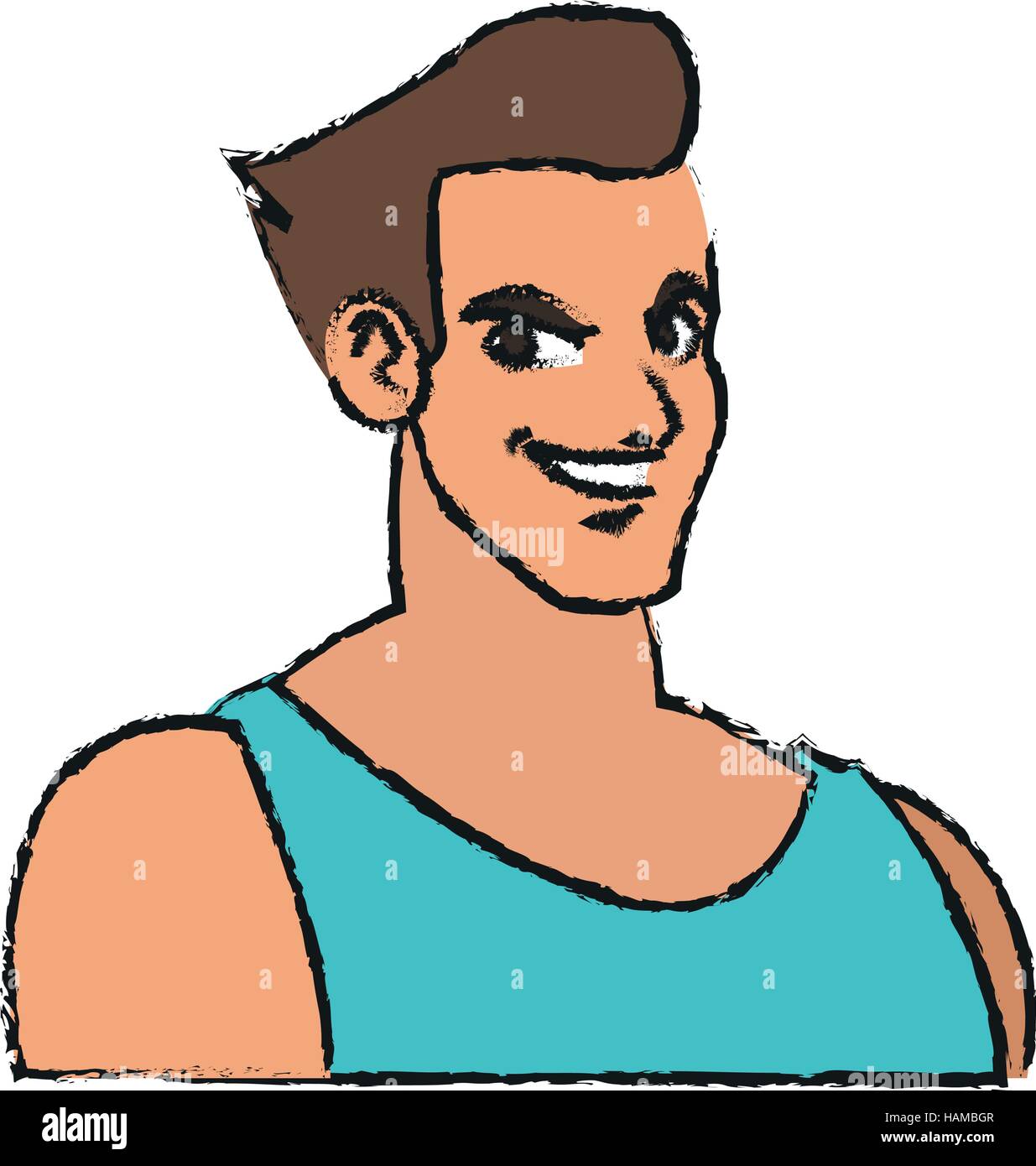 Isolated man cartoon design Stock Vector Image & Art - Alamy