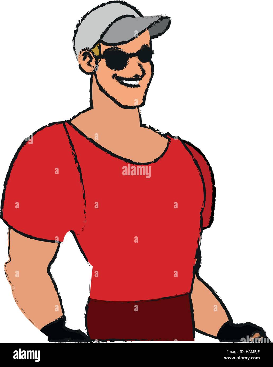 Isolated man cartoon design Stock Vector Image & Art - Alamy