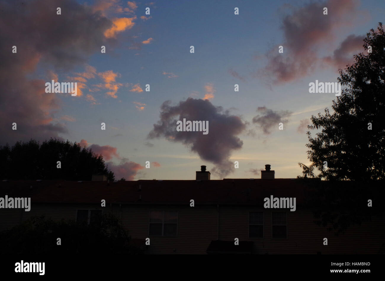 Pretty evening sky Stock Photo - Alamy