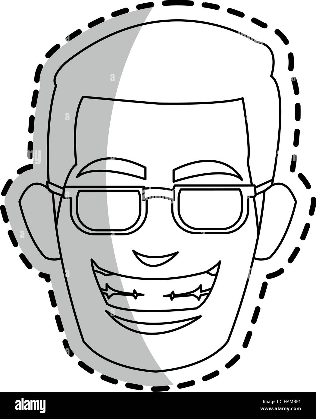 Isolated man cartoon design Stock Vector Image & Art - Alamy