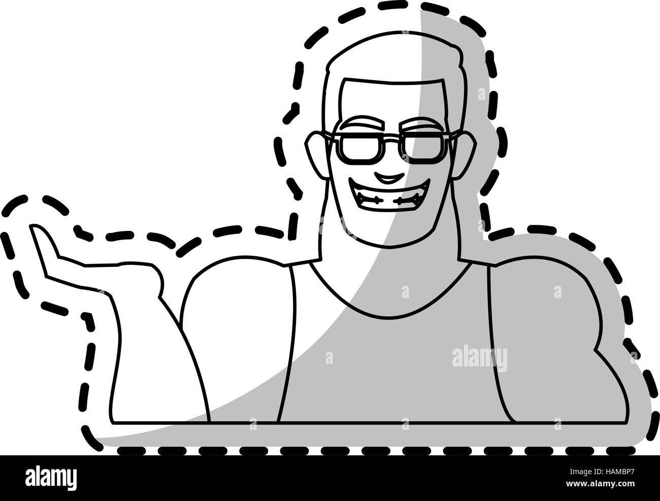 Isolated man cartoon design Stock Vector Image & Art - Alamy