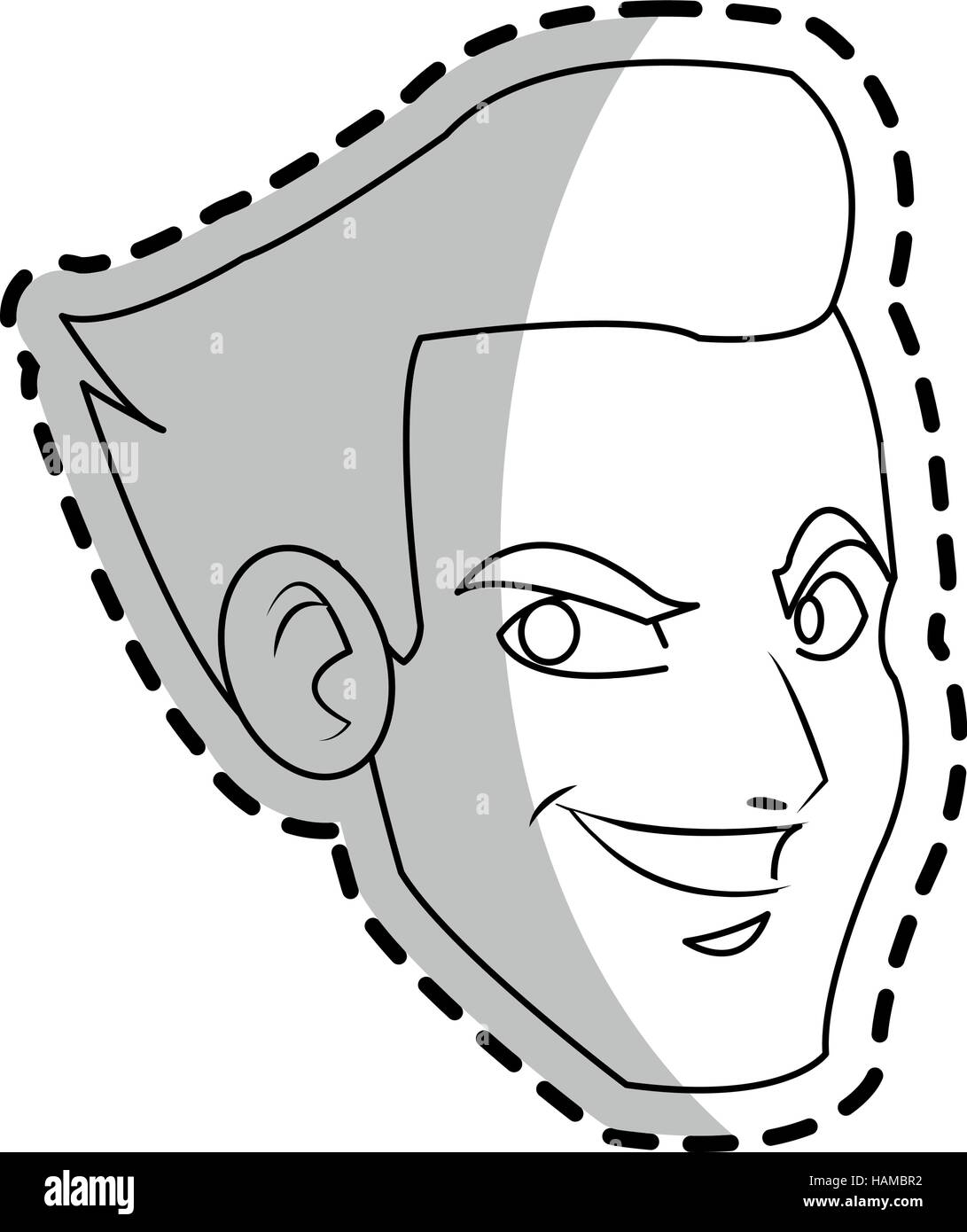 Isolated man cartoon design Stock Vector Image & Art - Alamy