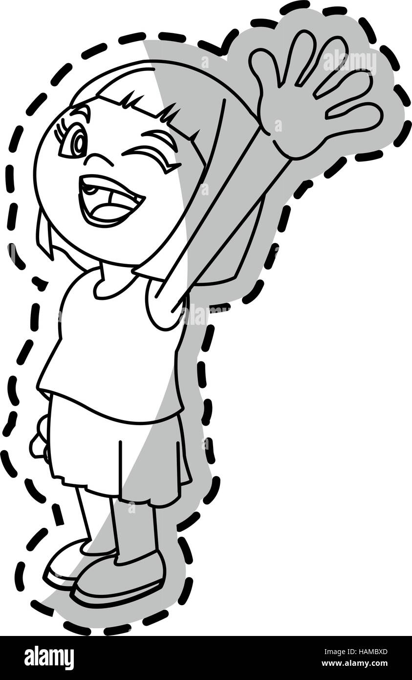 Isolated girl cartoon design Stock Vector Image & Art - Alamy