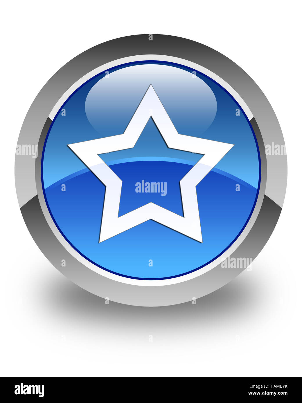 Blue star icon hi-res stock photography and images - Alamy