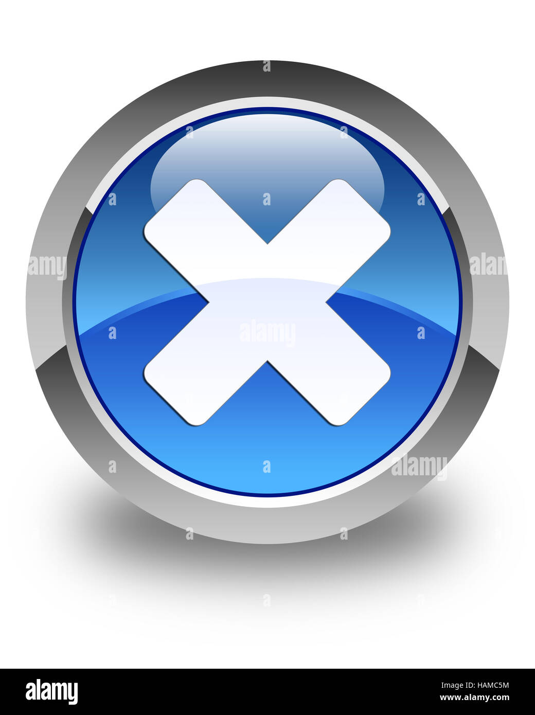 Cancel Button Image Blue