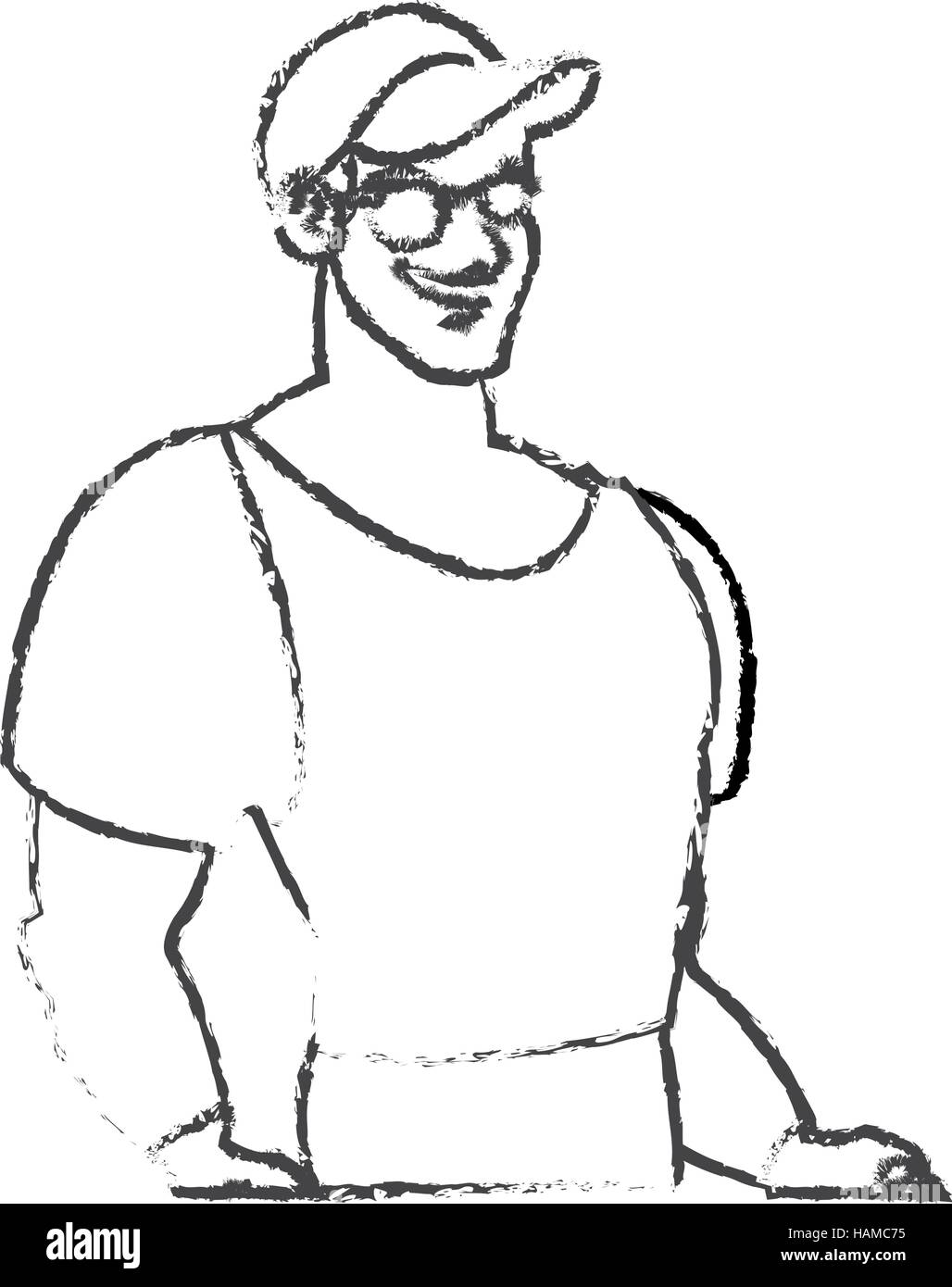 Isolated man cartoon design Stock Vector Image & Art - Alamy