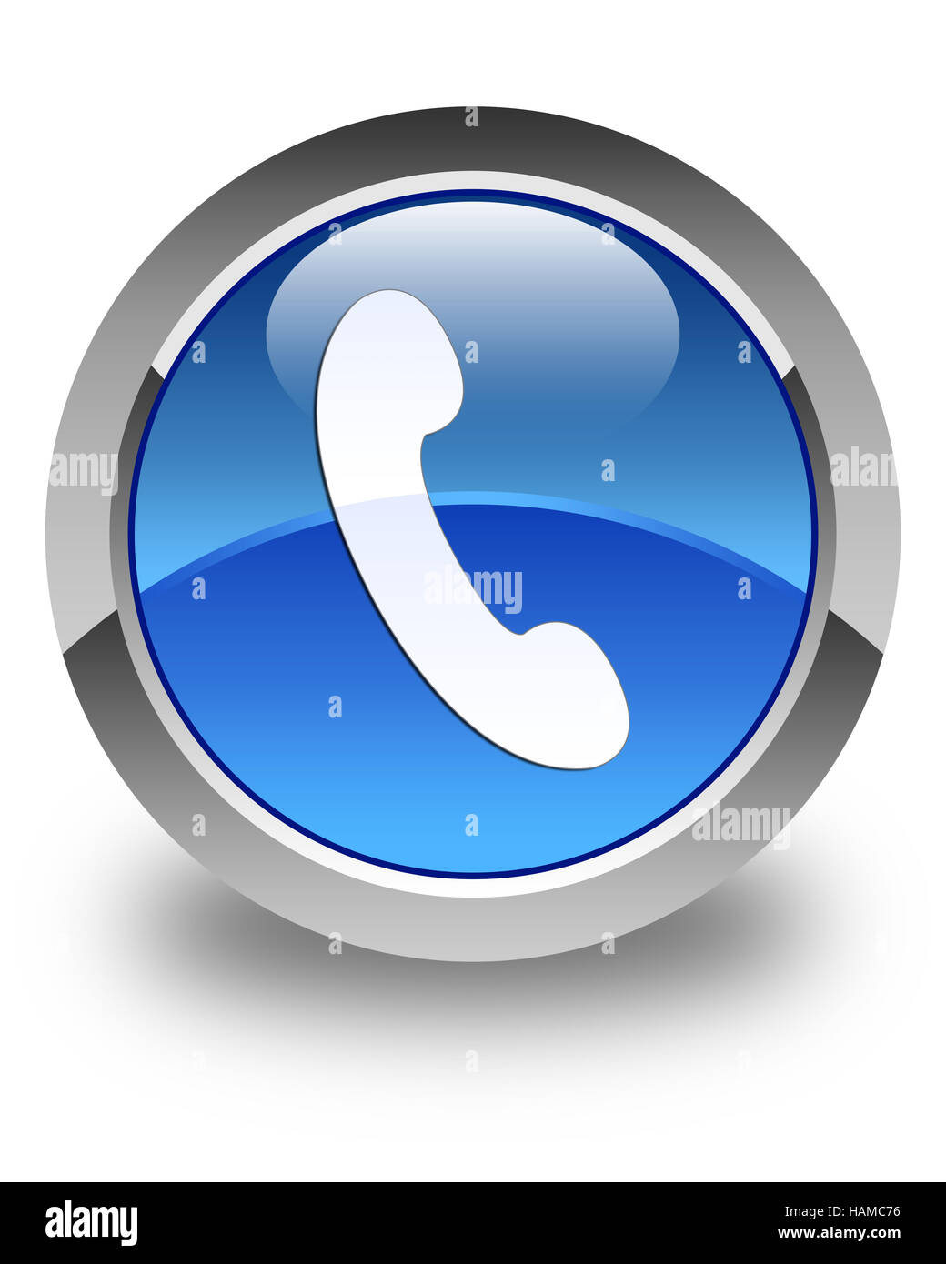 Blue Mobile Device Icon