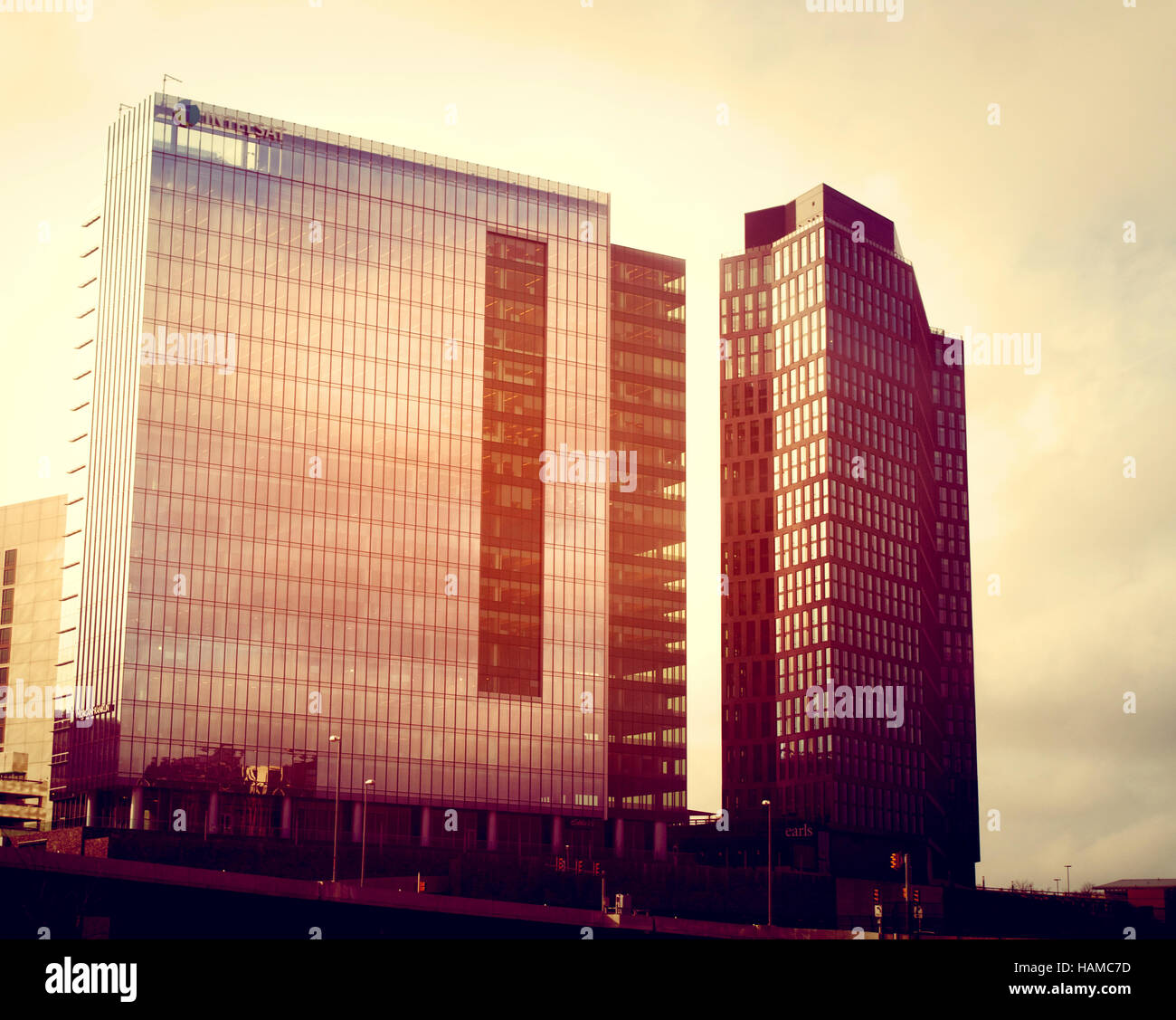 Large building with beautiful windows Stock Photo - Alamy