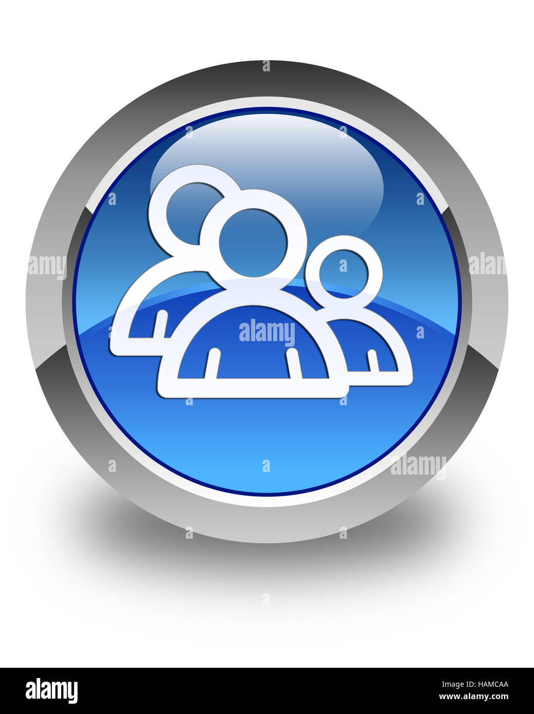 Blue people icon hi-res stock photography and images - Alamy