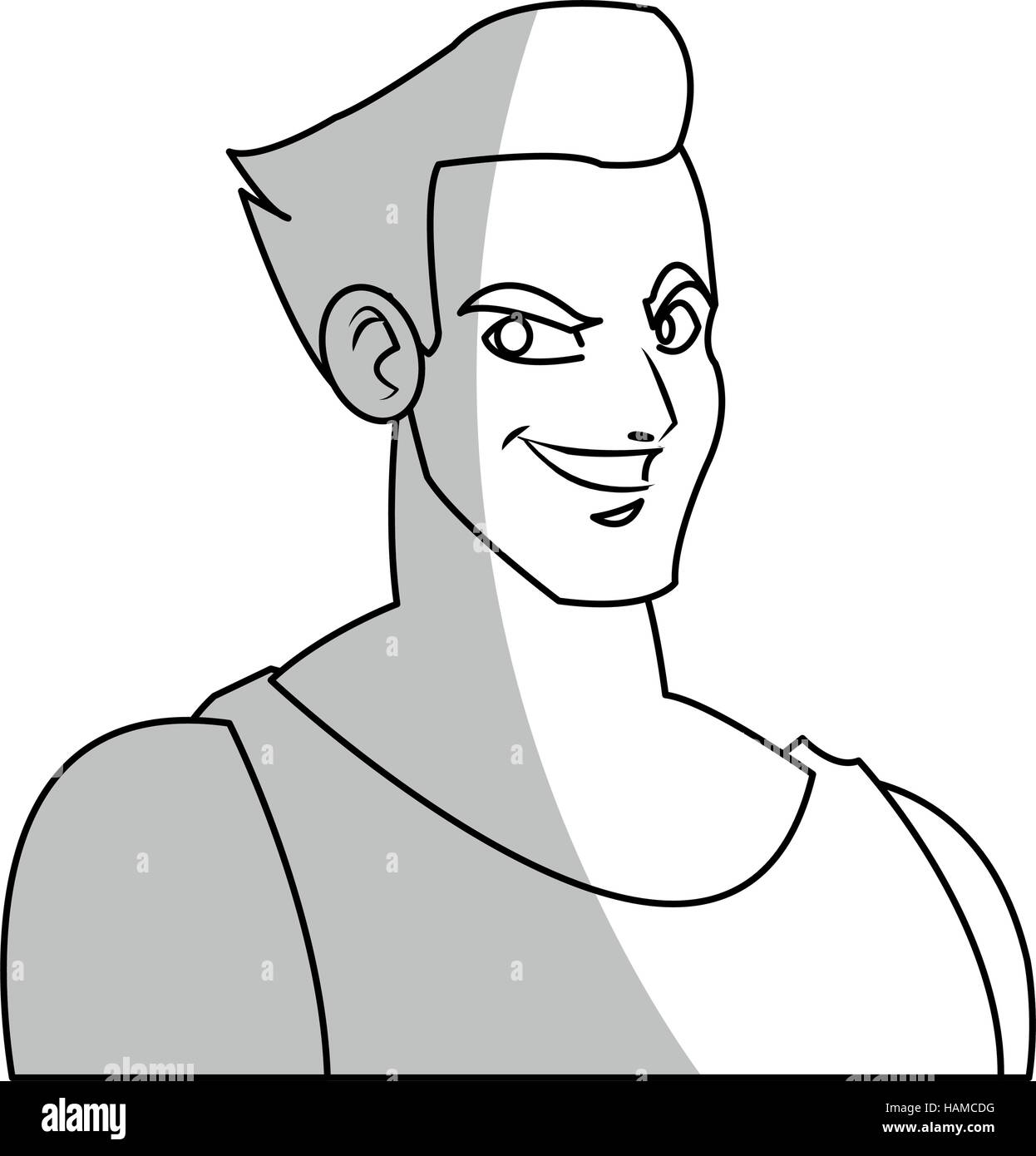 Isolated man cartoon design Stock Vector Image & Art - Alamy