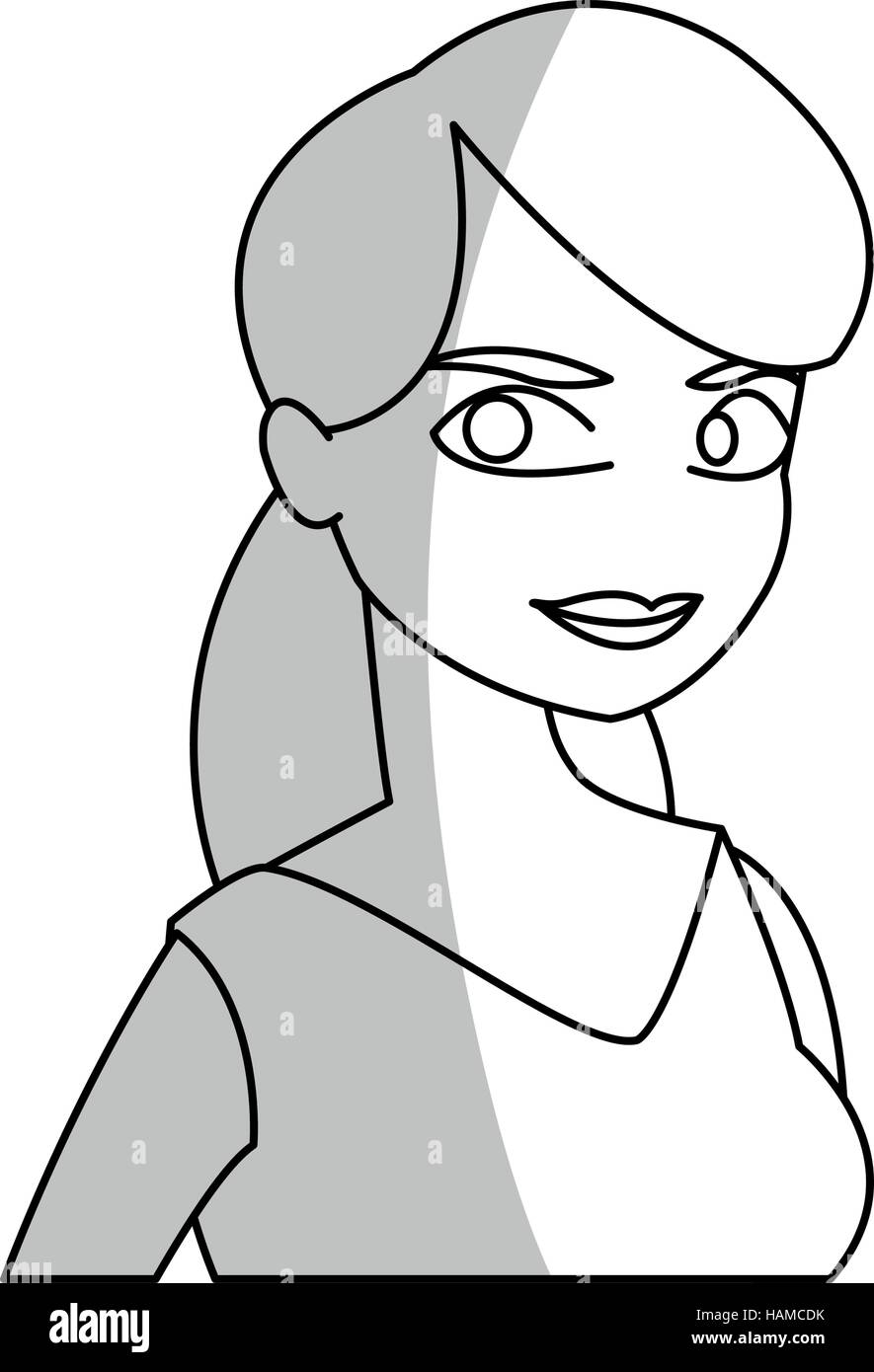 Isolated woman cartoon design Stock Vector Image & Art - Alamy