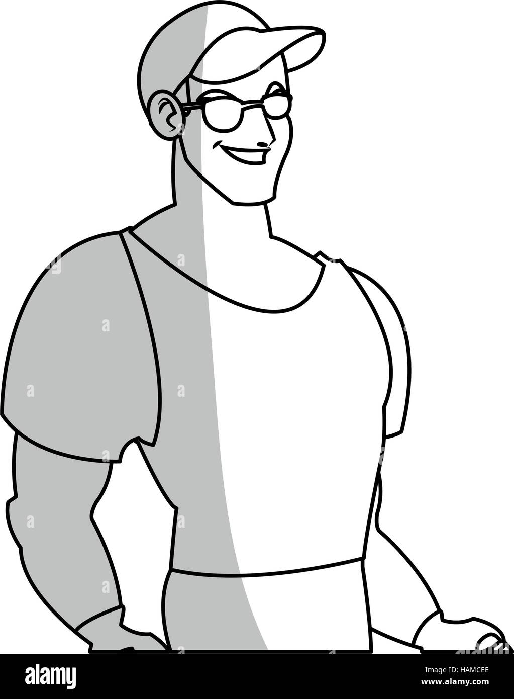 Isolated man cartoon design Stock Vector Image & Art - Alamy