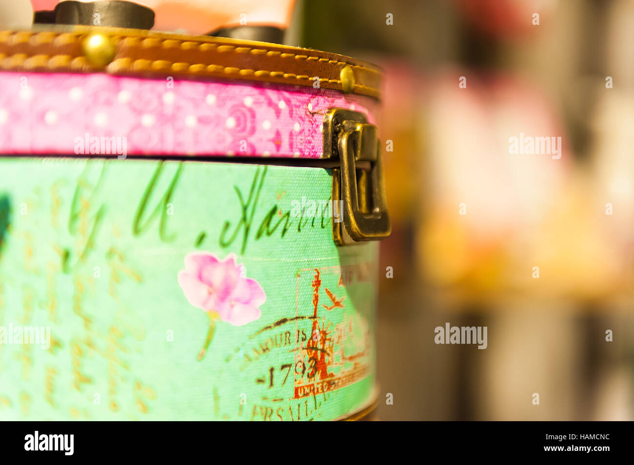 Leather bag decoration hi-res stock photography and images - Alamy