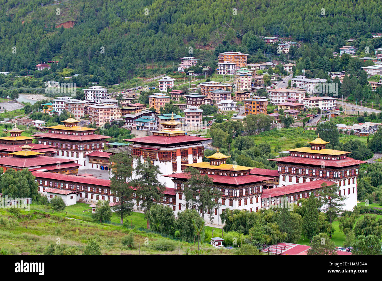 Thimphu trashi chhoe hi-res stock photography and images - Alamy