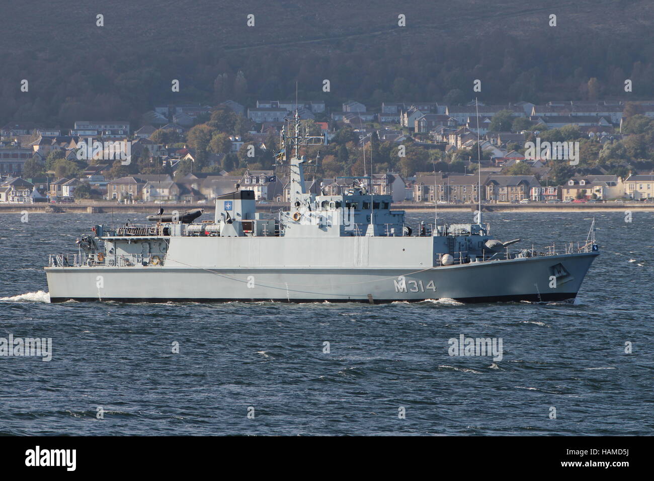 EML Sakala (M314), a Sandown-class mine countermeasures vessel of the ...