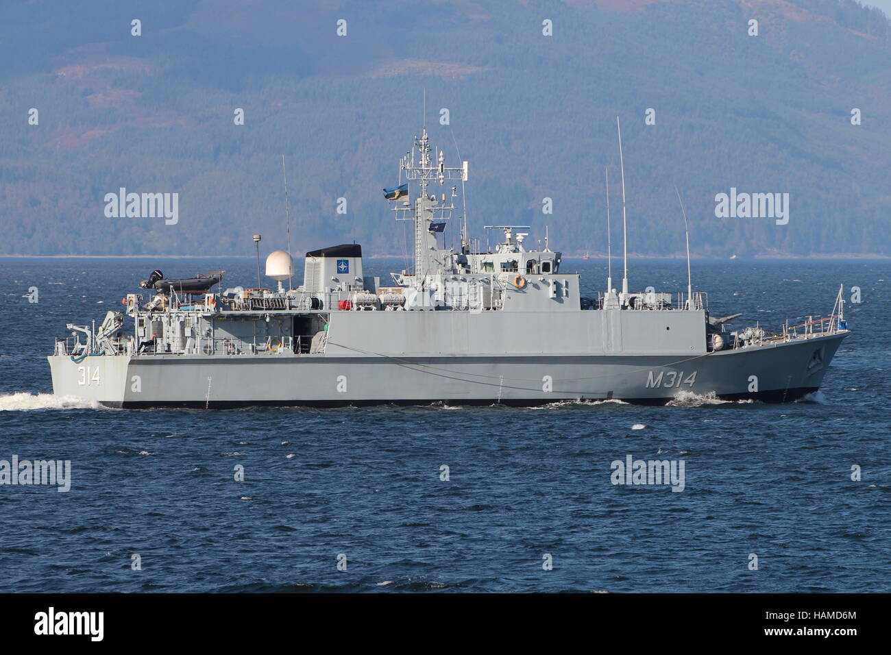 EML Sakala (M314), a Sandown-class mine countermeasures vessel of the ...