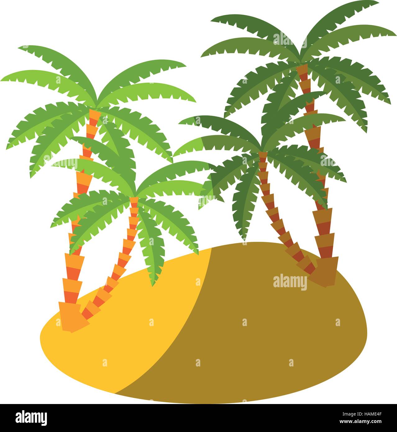 Isolated palm tree design Stock Vector Image & Art - Alamy