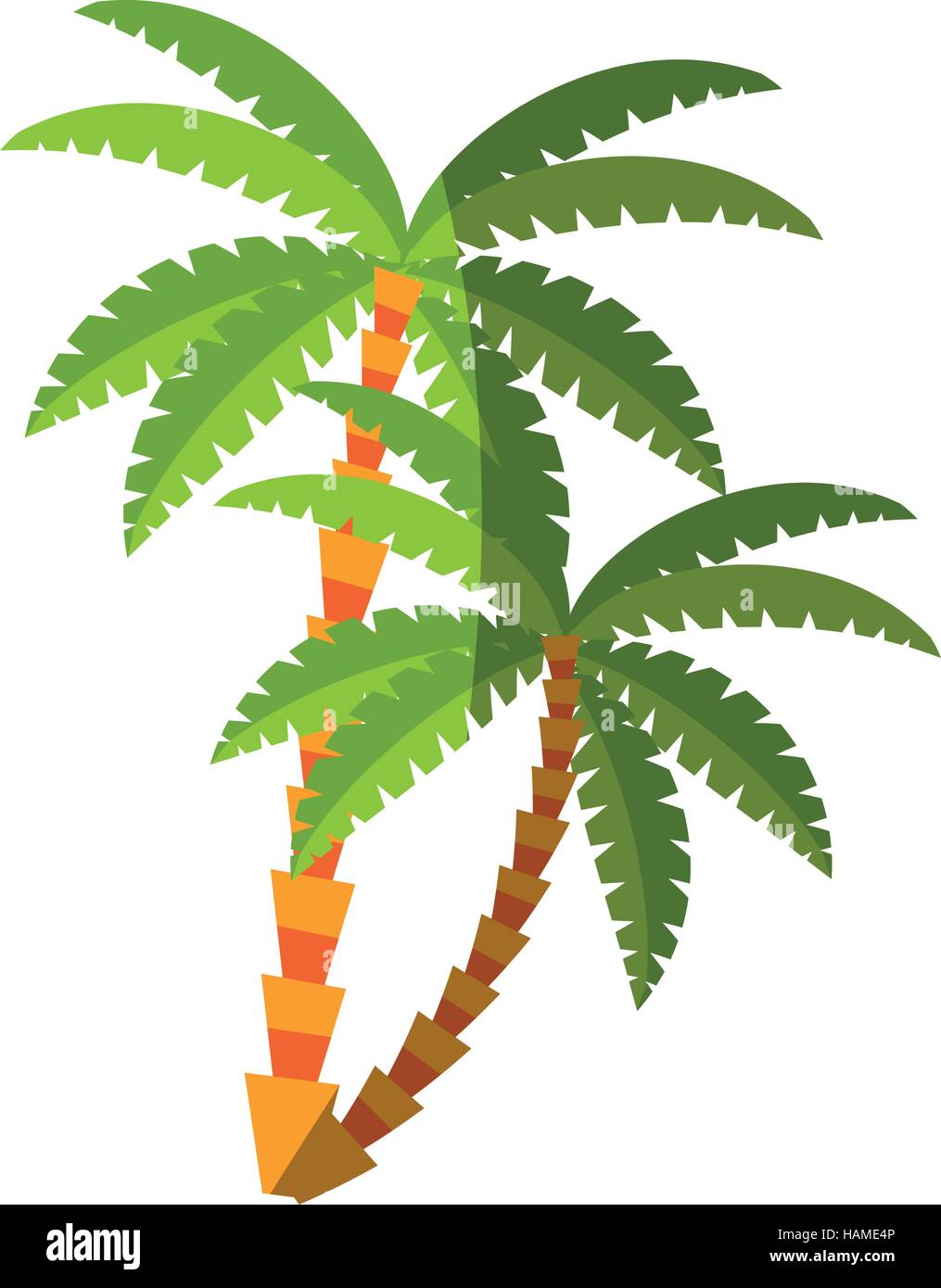 Isolated palm tree design Stock Vector Image & Art - Alamy