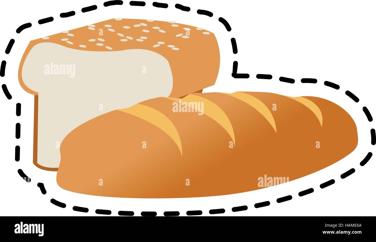 Isolated bread design Stock Vector Image & Art - Alamy