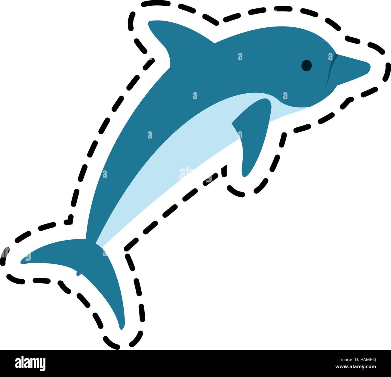 Isolated dolphin design Stock Vector Image & Art - Alamy