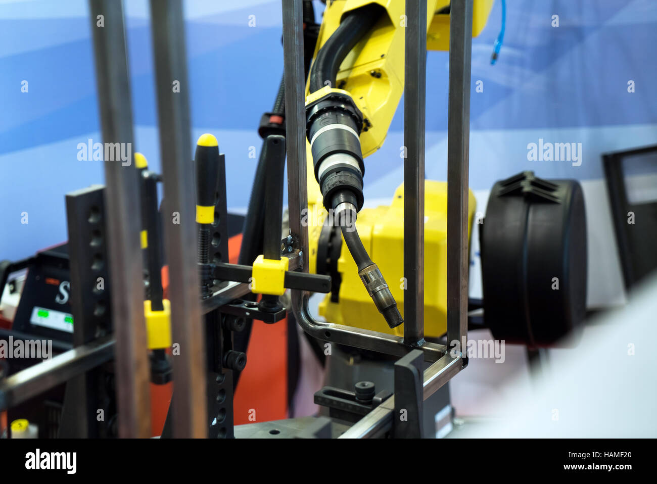 Robot welding equipment Stock Photo - Alamy