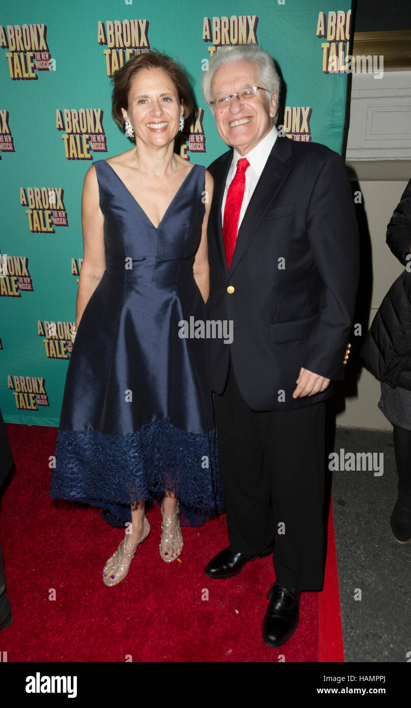 New York, USA. 01st Dec, 2016. Jill Rose & Jerry Zaks attend opening ...