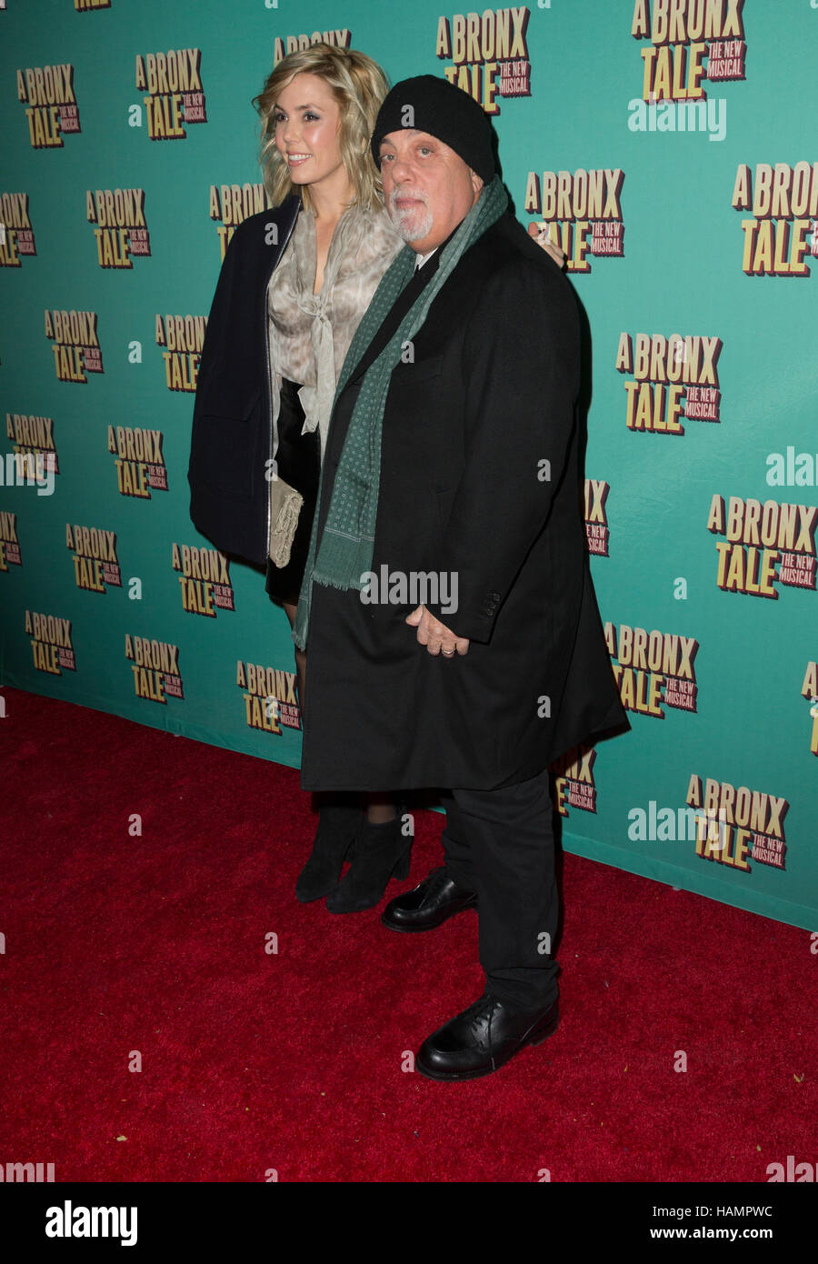 New York, USA. 01st Dec, 2016. Alexis Roderick & Billy Joel attend ...