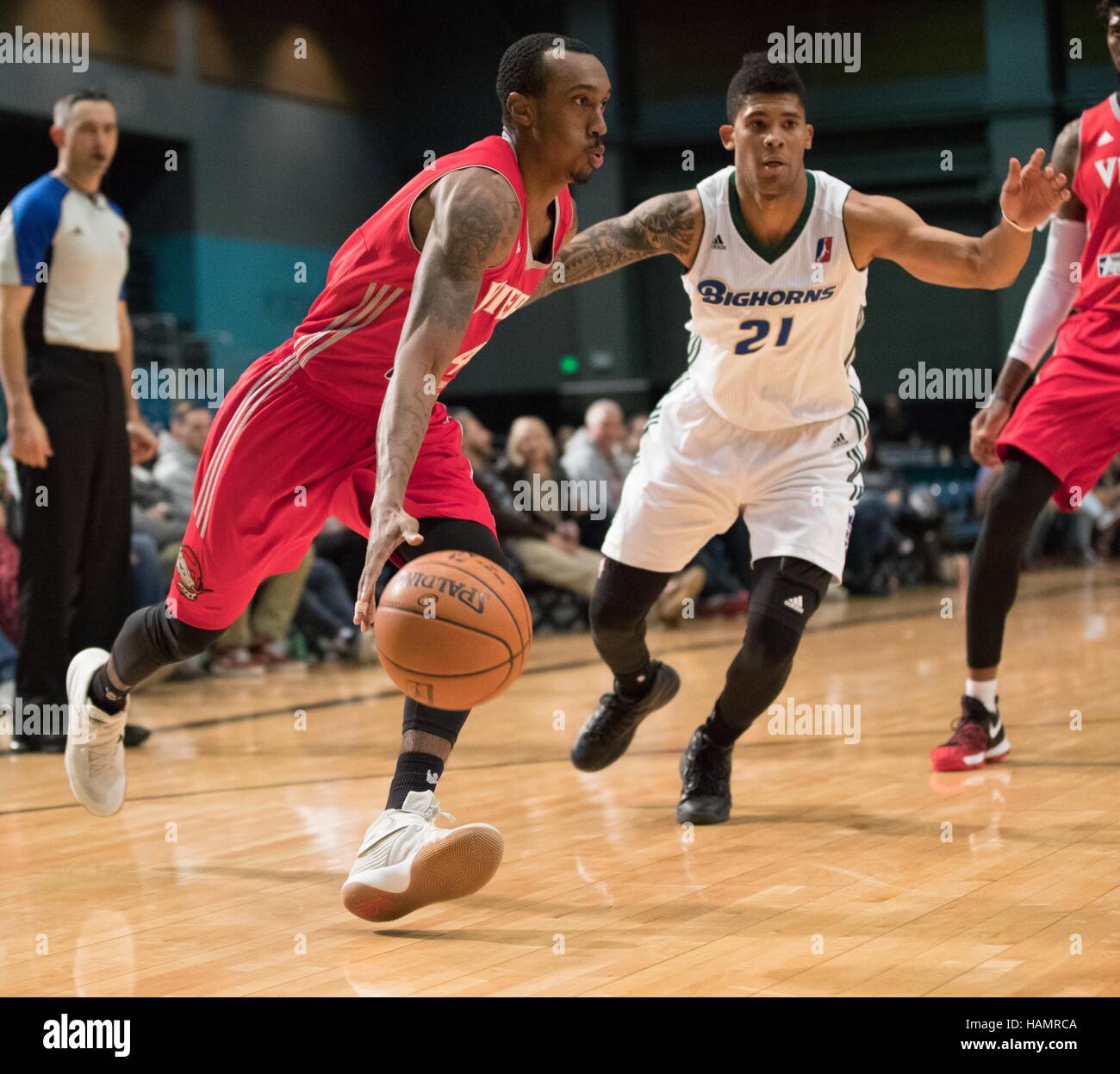 Reno, Nevada, USA. 1st Dec, 2016. Rio Grande Valley Viper Guard JARVIS ...