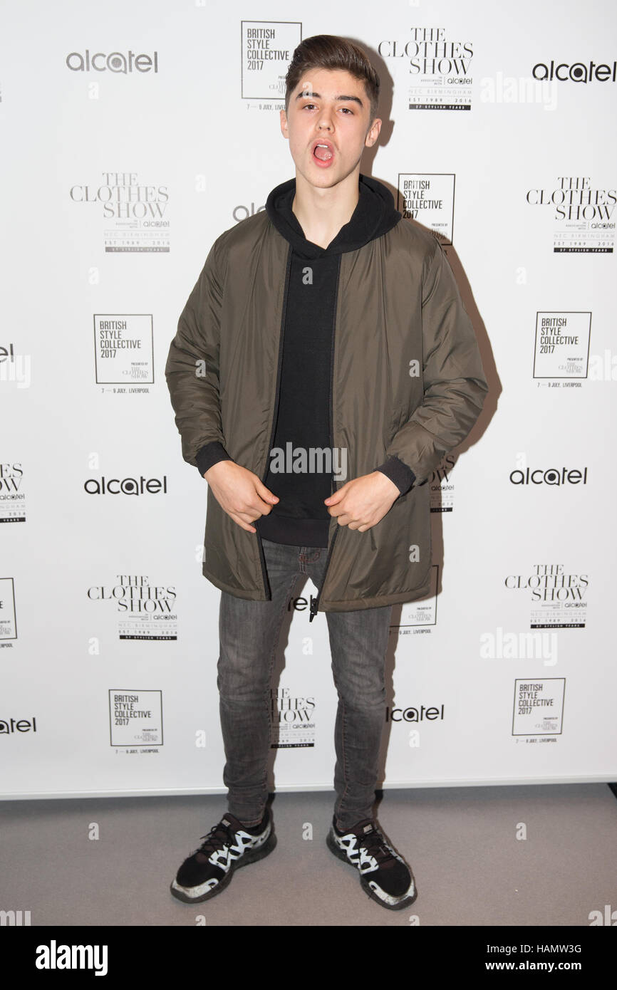 Birmingham NEC, UK. 2nd Dec, 2016. Jack Sims attends The Clothes Show ...