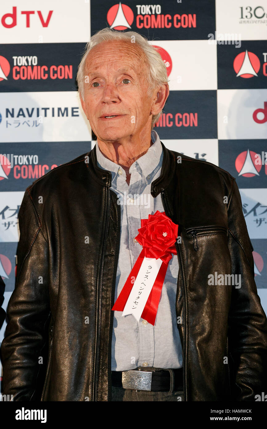 Tokyo, Japan. 2nd Dec, 2016. Actor Lance Henriksen poses for the ...