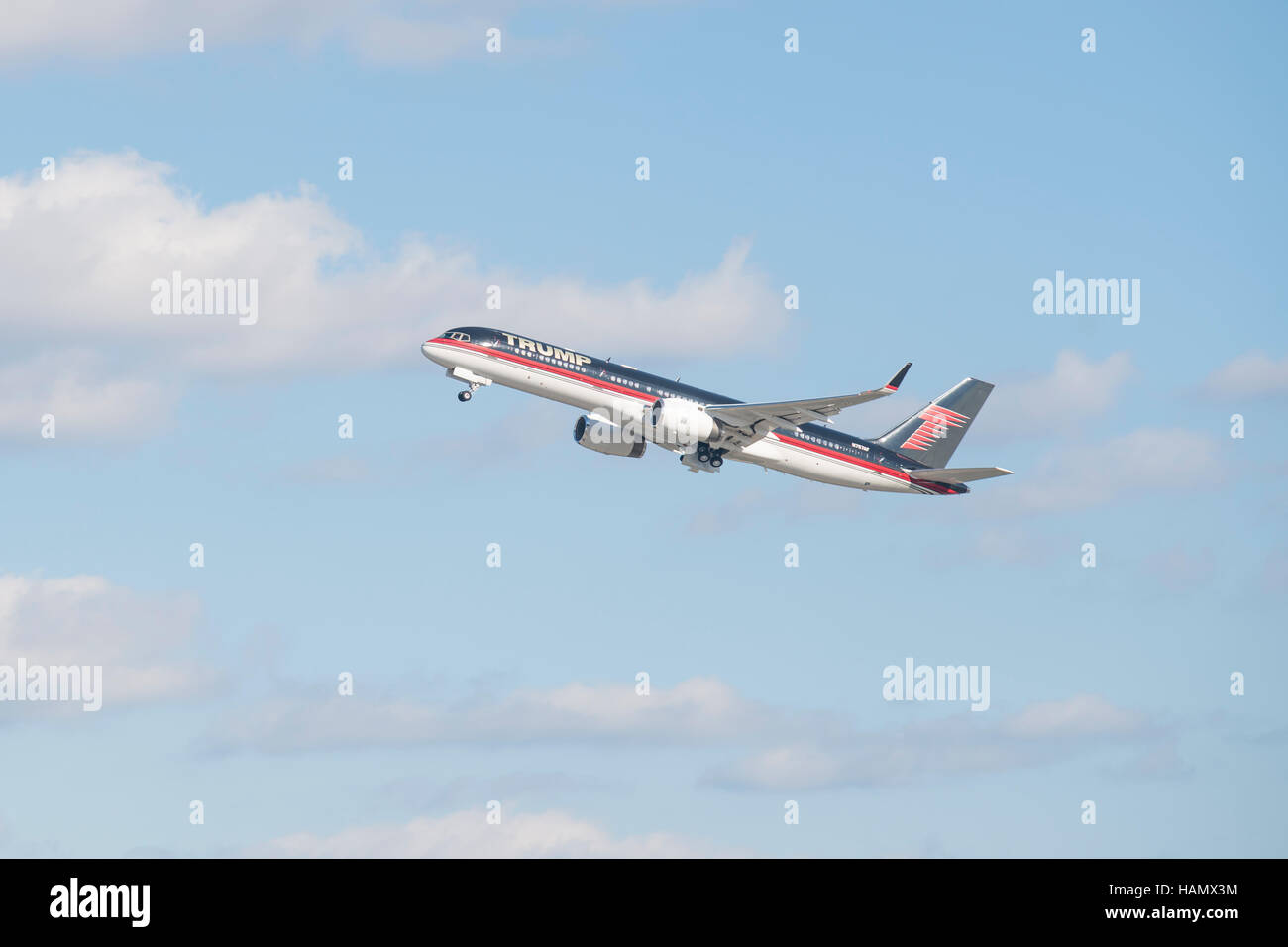 New York, Us. 01st Dec, 2016. President-elect Trump's private plane ...