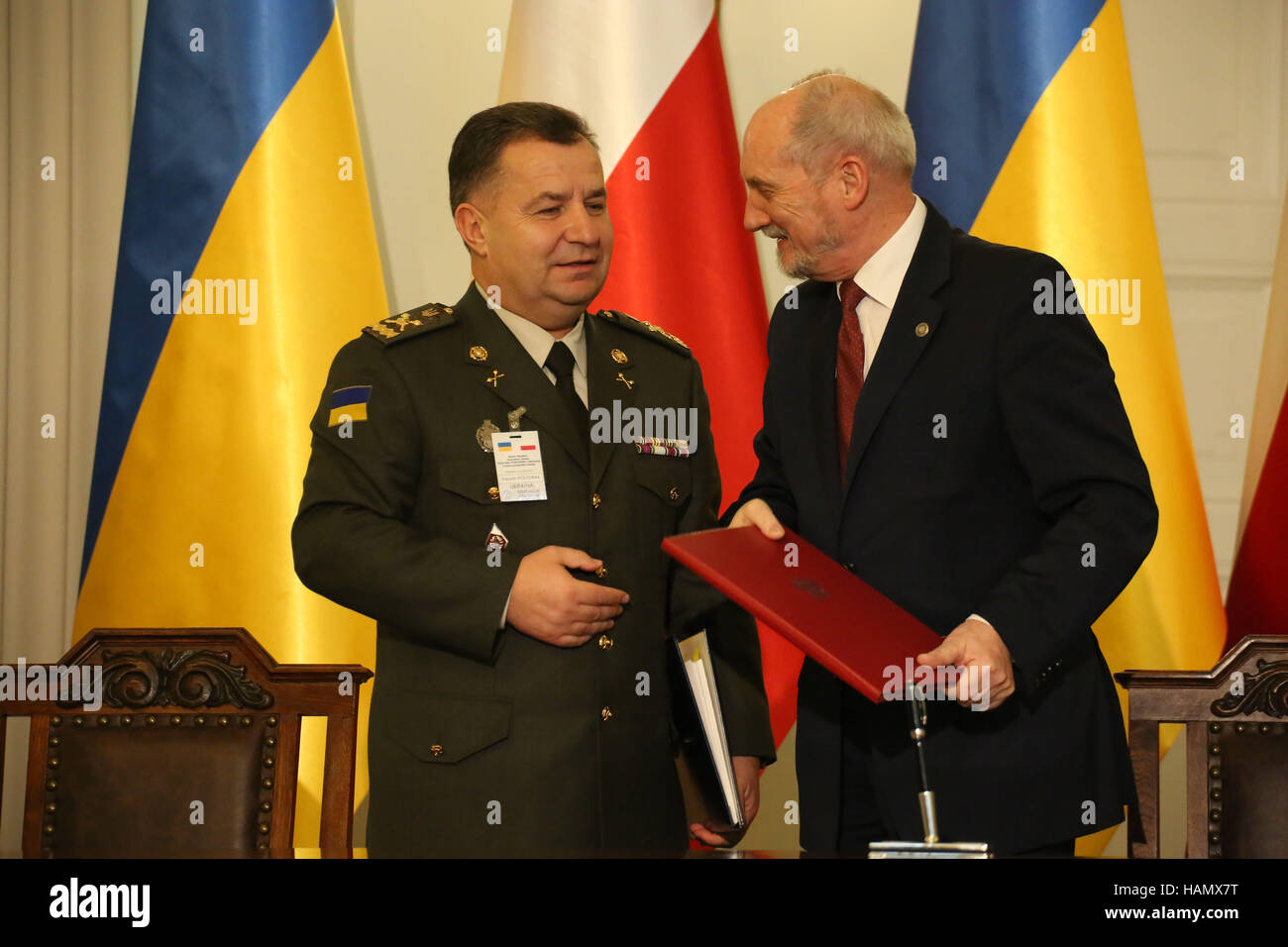Poland, Warsaw, 2nd November 2016: President Andrzej Duda held joint ...