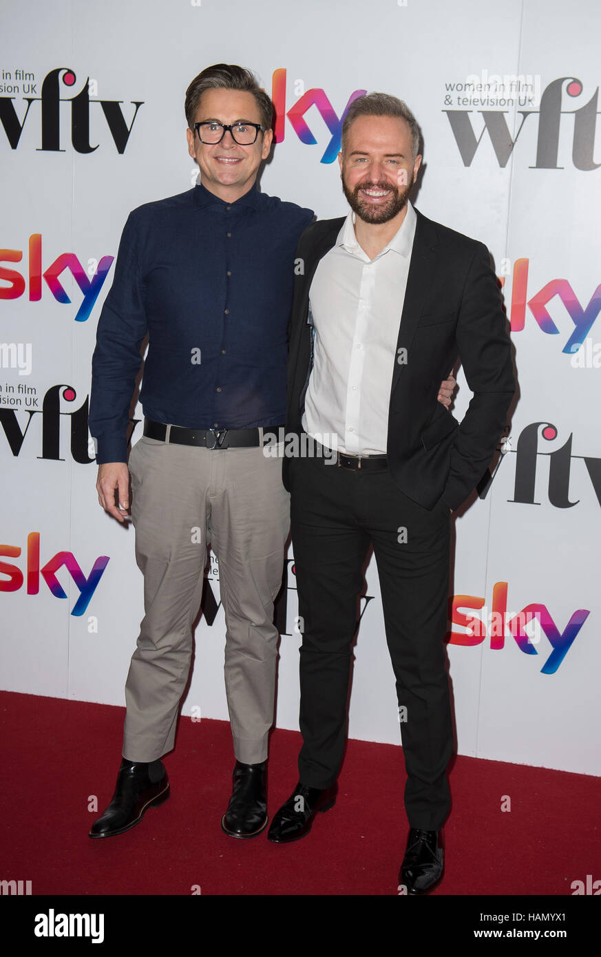 LONDON, ENGLAND - DECEMBER 02: (L-R) Stephen Webb and Chris Steed ...
