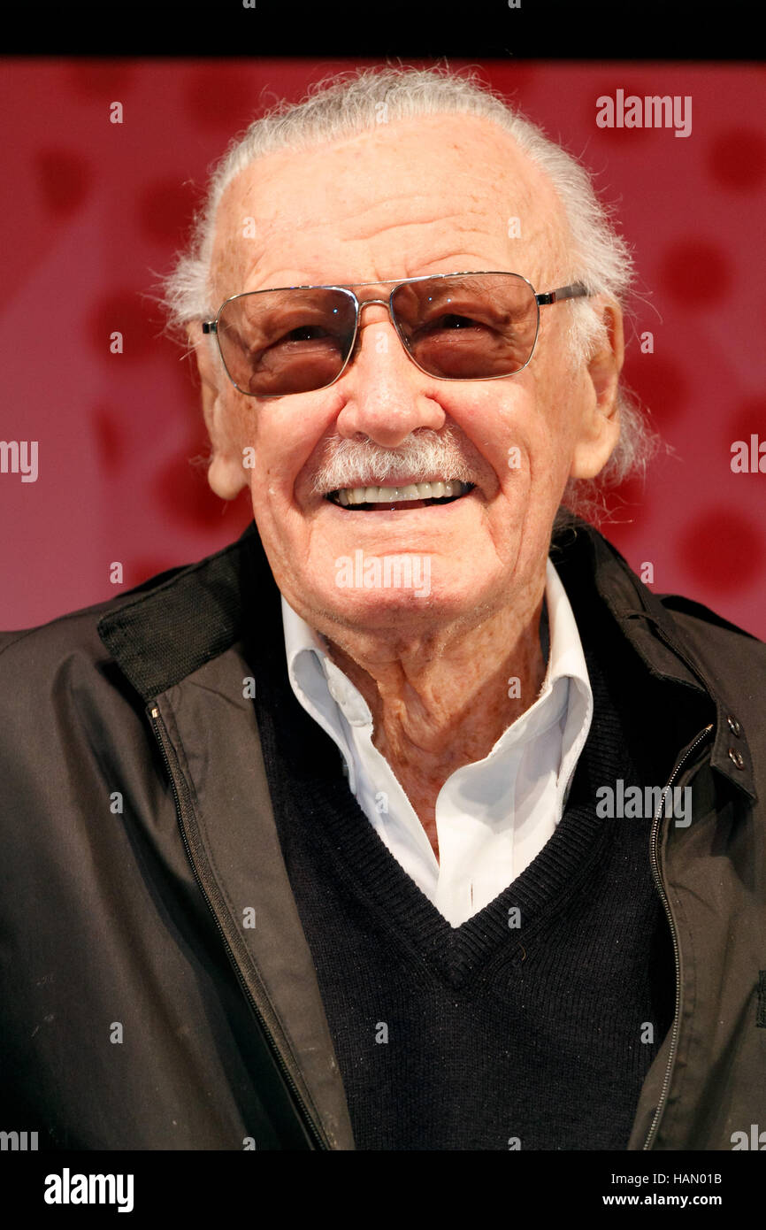 Tokyo, Japan. 2nd Dec, 2016. Comic book writer Stan Lee attends the ...