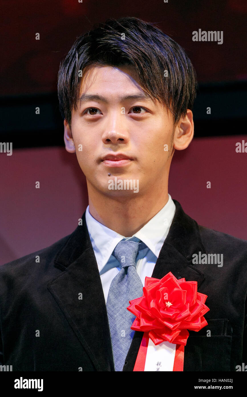 Tokyo, Japan. 2nd Dec, 2016. Japanese actor Ryoma Takeuchi attends the ...