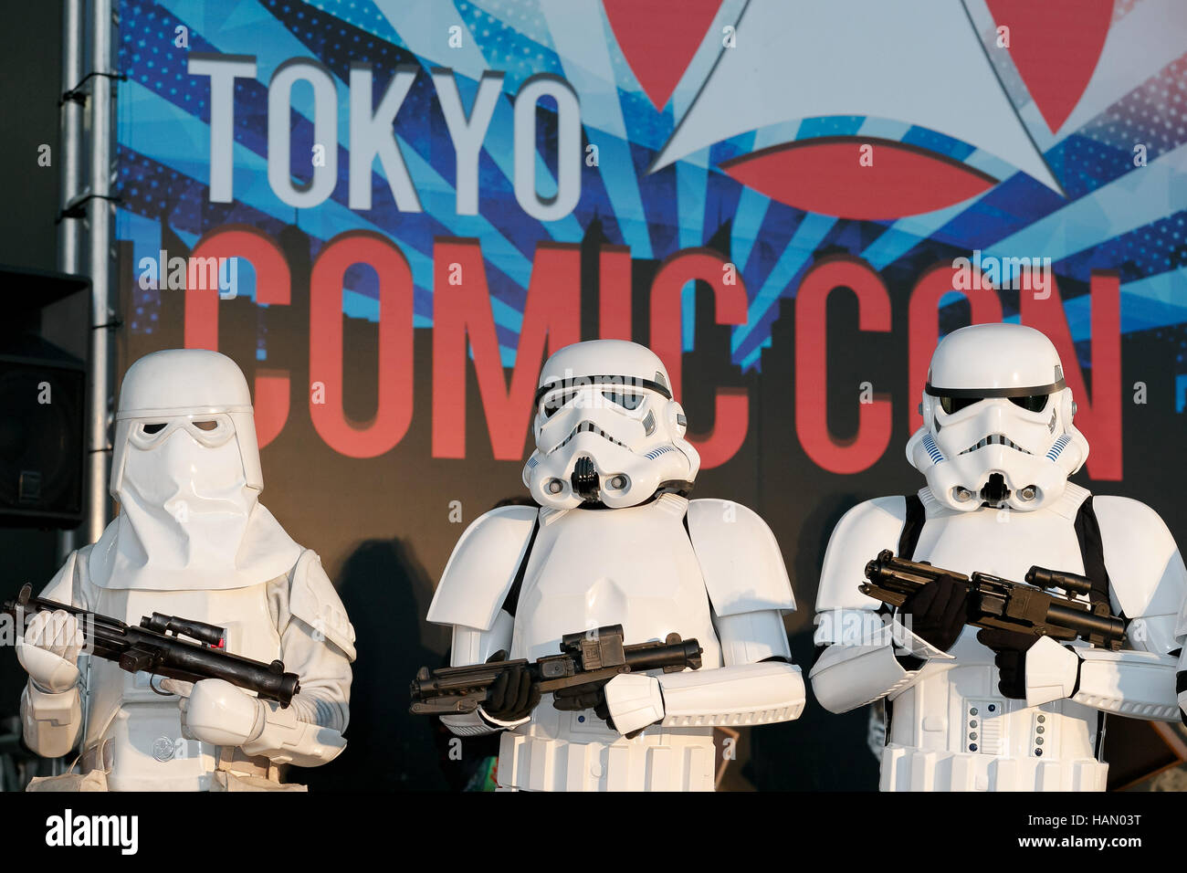 Tokyo, Japan. 2nd Dec, 2016. Cosplayers pose for a photograph during ...