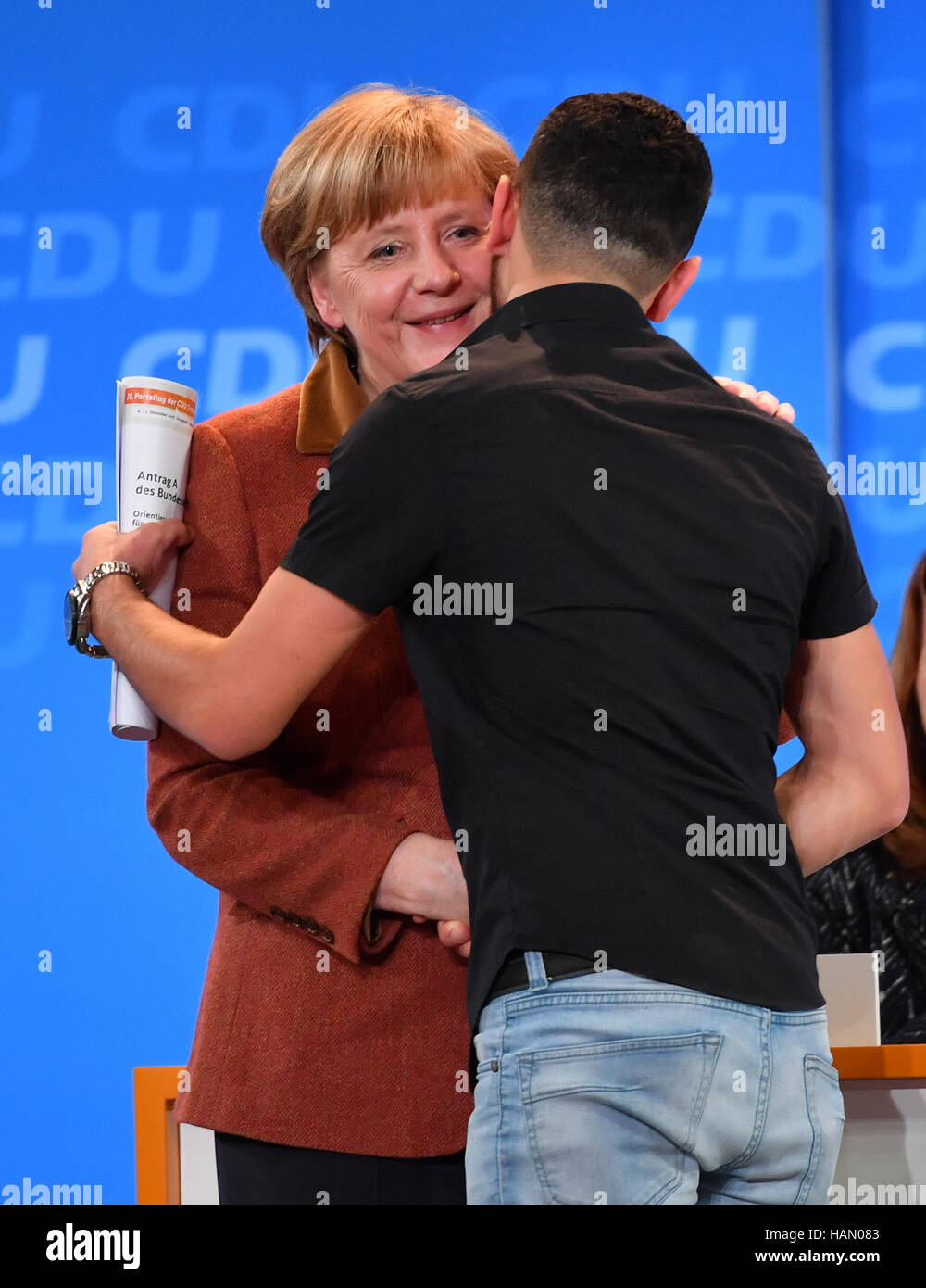 Jena, Germany. 2nd Dec, 2016. The chairwoman of the Christian ...