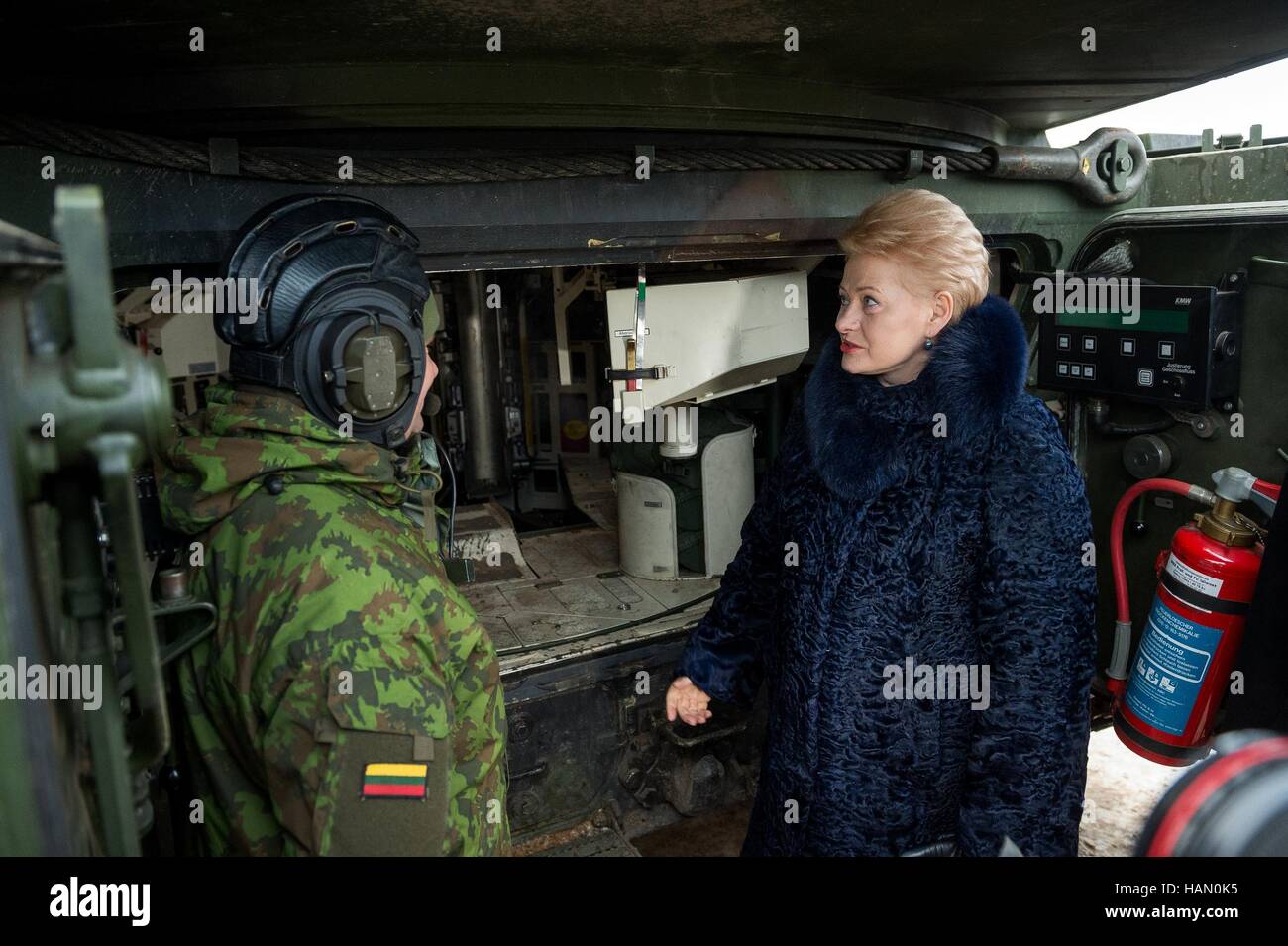 (161202) -- PABRADE (LITHUANIA), Dec. 2, 2016 (Xinhua) -- Lithuanian ...