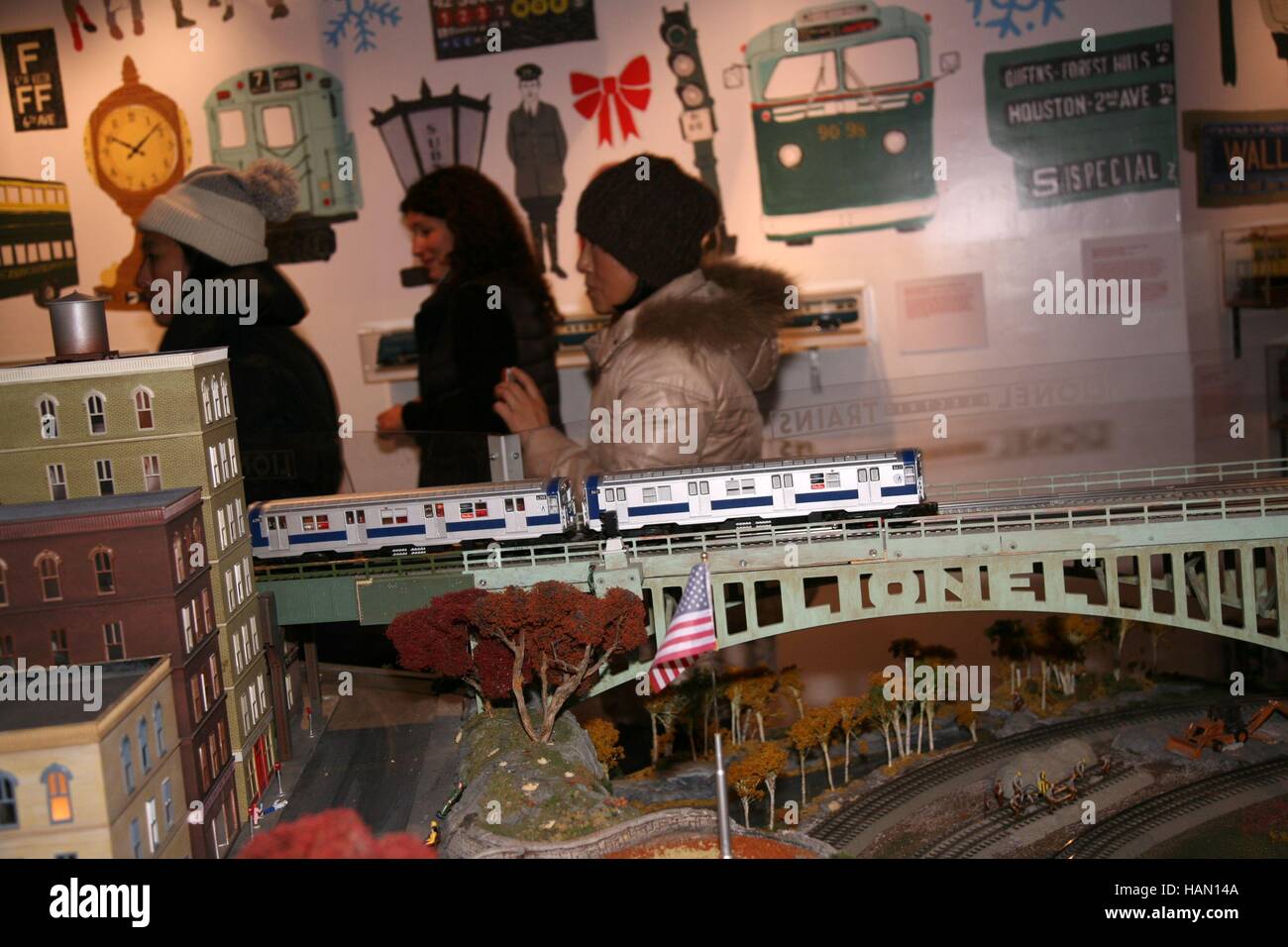 Transit Museum Holiday Train Show, New York, NY USA Stock Photo - Alamy
