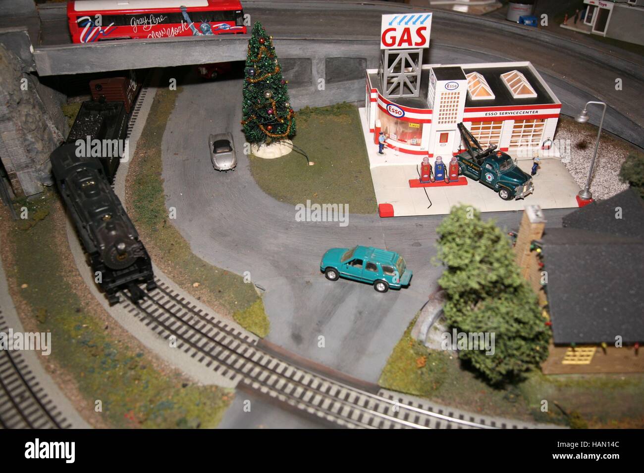 Transit Museum Holiday Train Show, New York, NY USA Stock Photo - Alamy