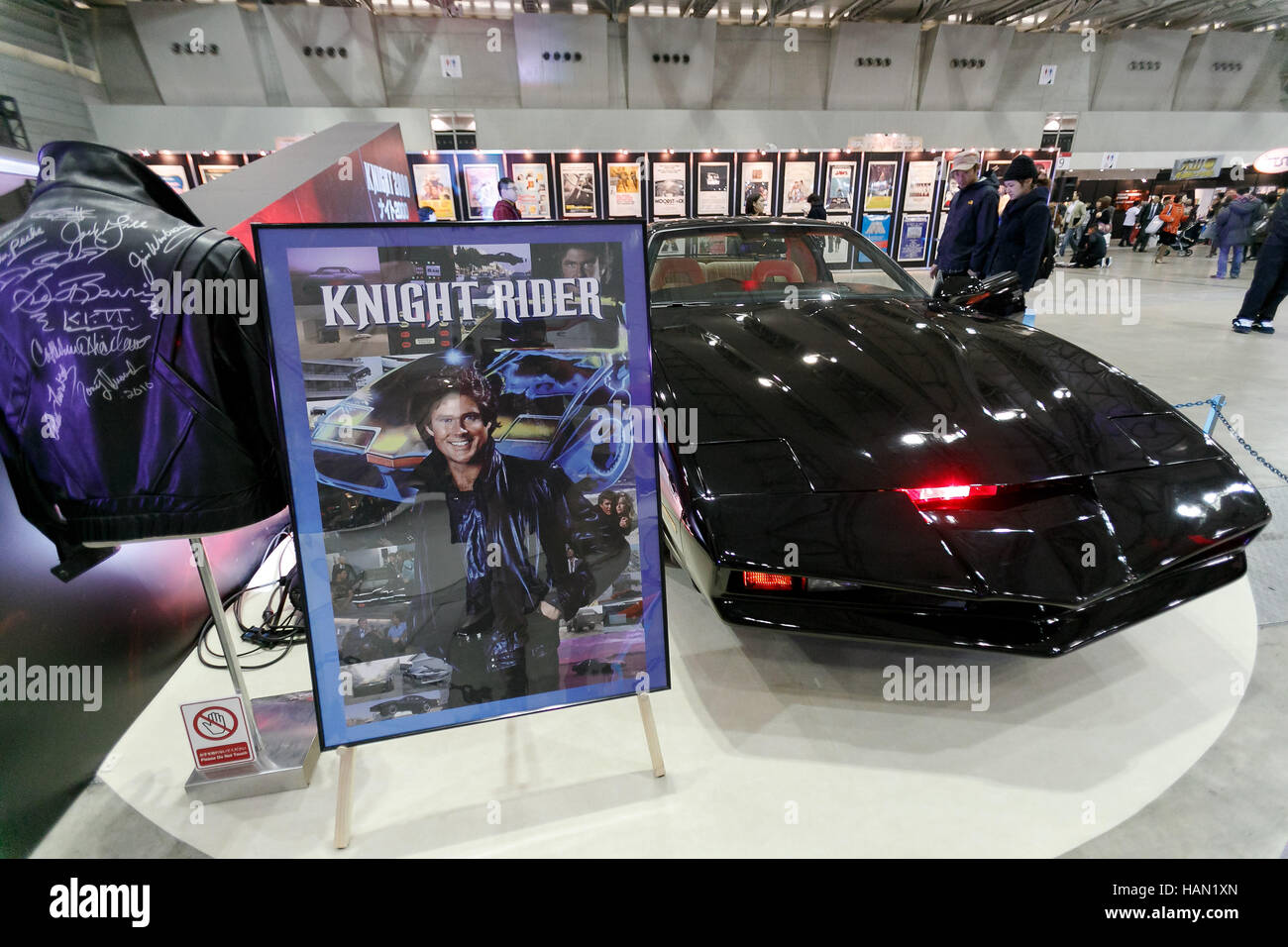 Tokyo, Japan. 2nd Dec, 2016. A replica of the KITT car from Knight ...