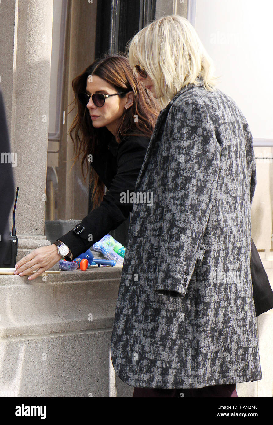 New York, NY, USA. 2nd Dec, 2016. Cate Blanchett and Sandra Bullock on ...